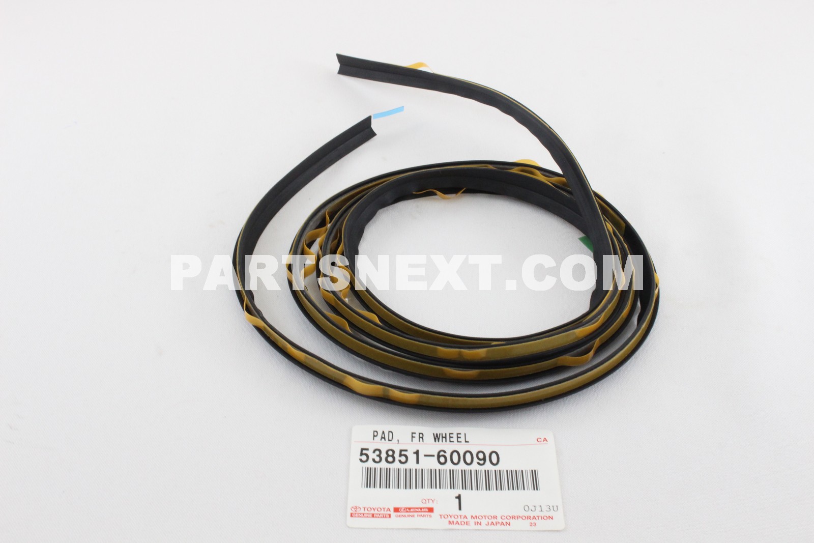 Toyota :: 53851-60090 PAD, FRONT WHEEL OPENING EXTENSION, NO.1