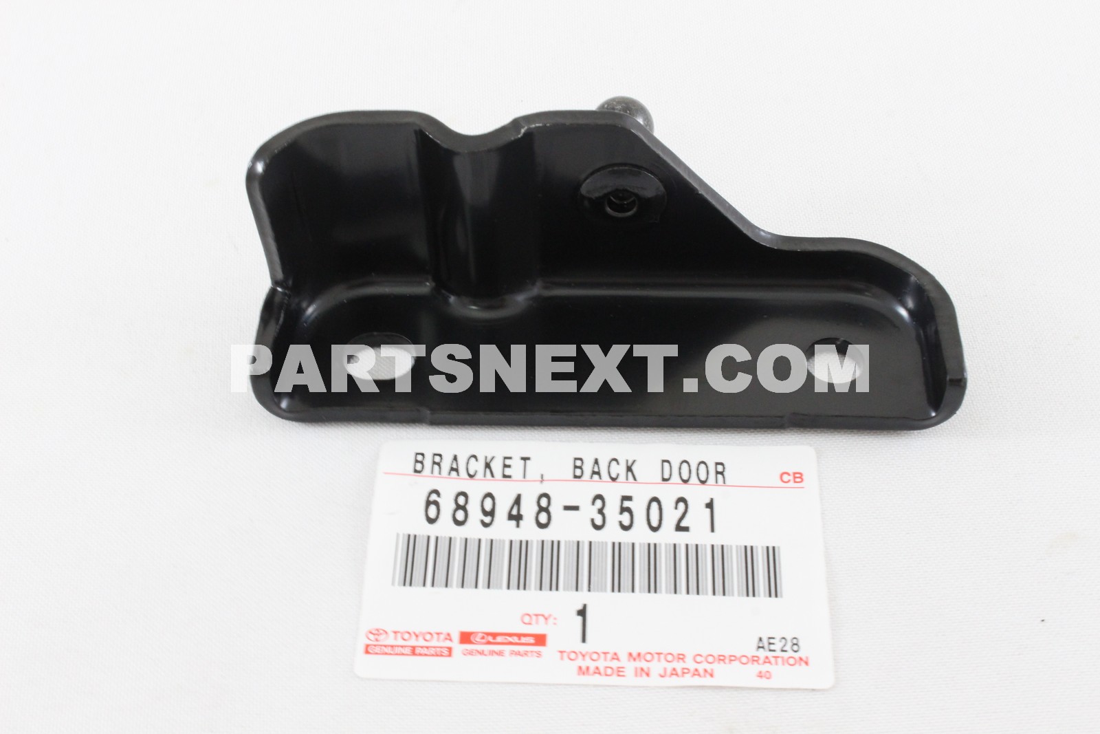 Toyota :: 68948-35021 BRACKET, BACK DOOR DAMPER STAY, LOWER LH