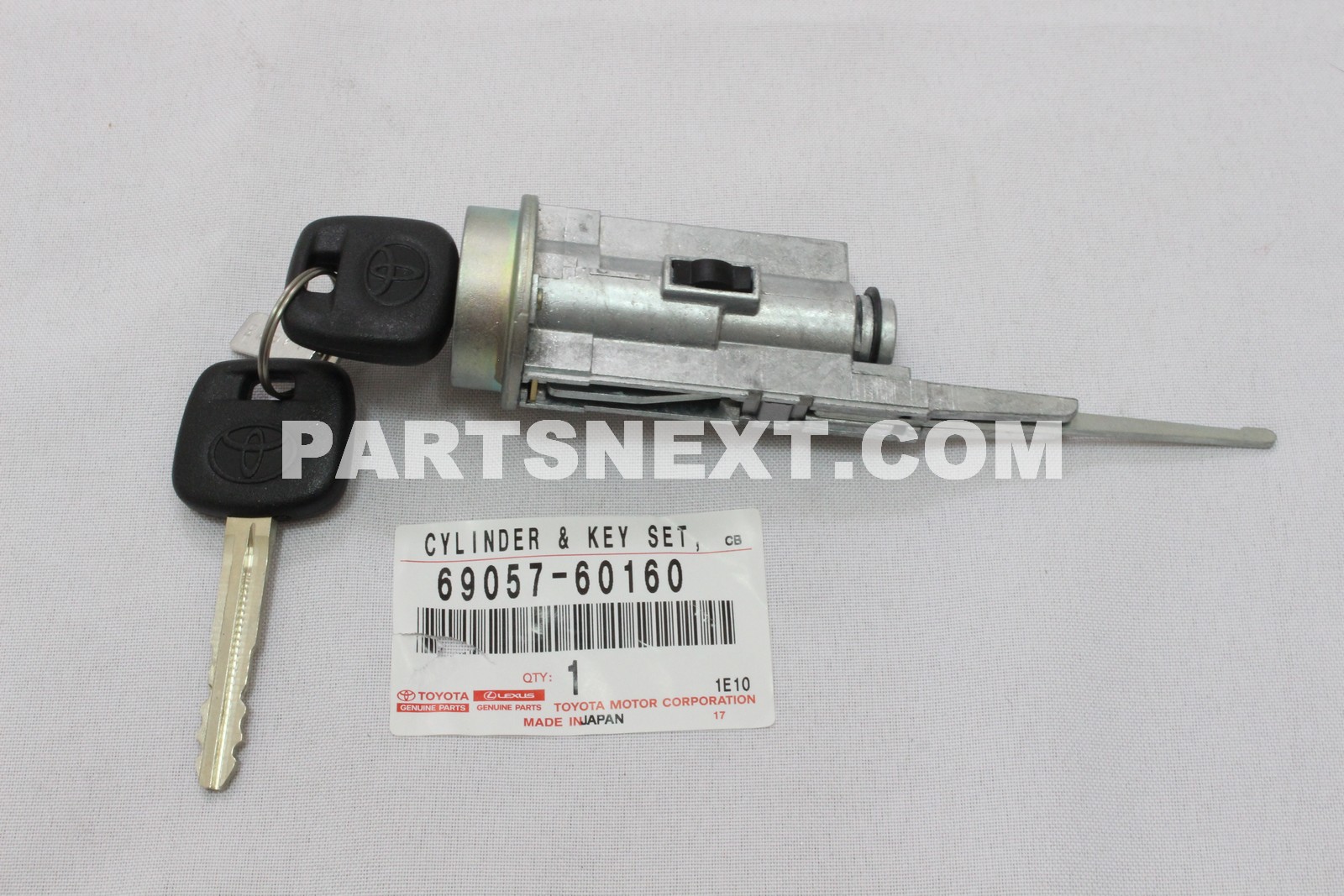 Toyota :: 69057-60160 CYLINDER & KEY SET, IGNITION SWITCH LOCK