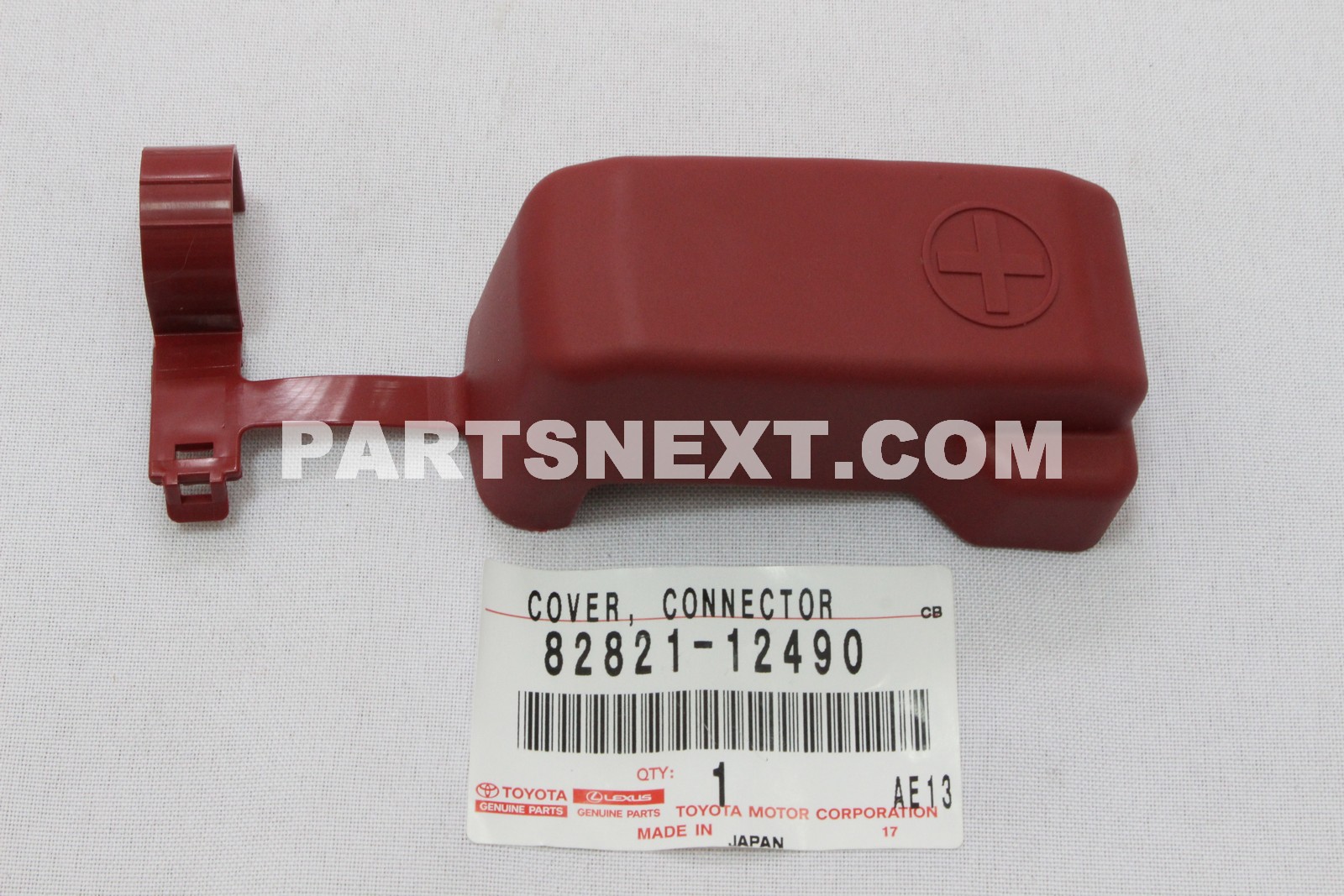 Toyota :: 82821-12490 COVER, CONNECTOR(FOR BATTERY TERMINAL)