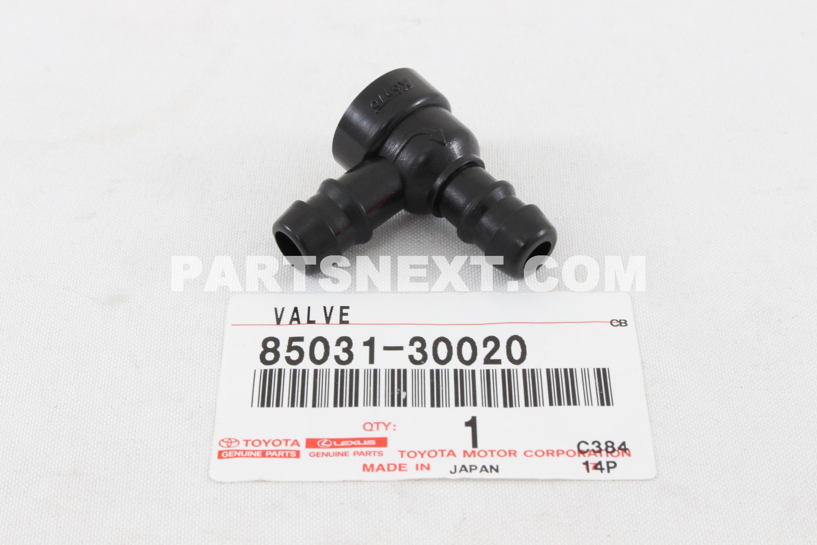 Toyota :: 85031-30020 VALVE, HEADLAMP CLEANER WASHER HOSE