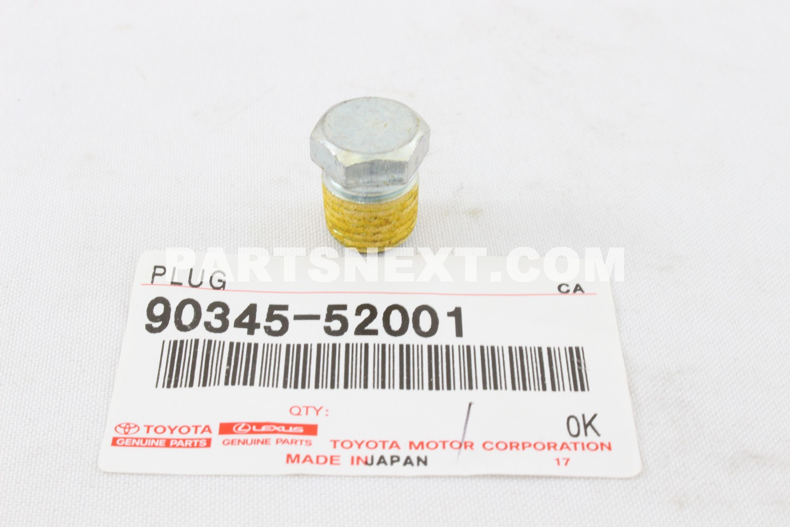 Toyota :: 90345-52001 COCK SUB-ASSY, WATER DRAIN(FOR CYLINDER BLOCK)