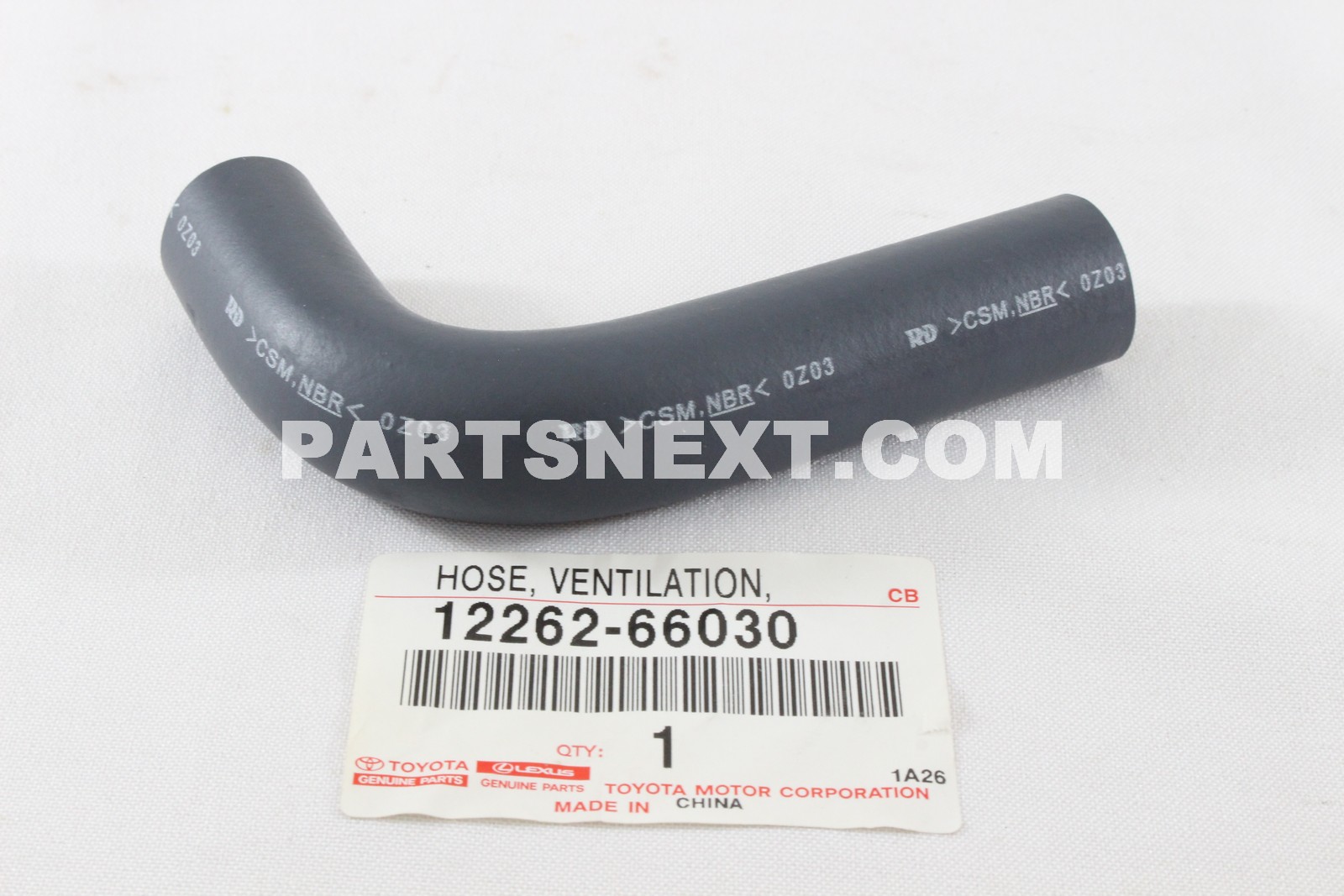 Toyota :: 12262-66030 HOSE, VENTILATION, NO.2