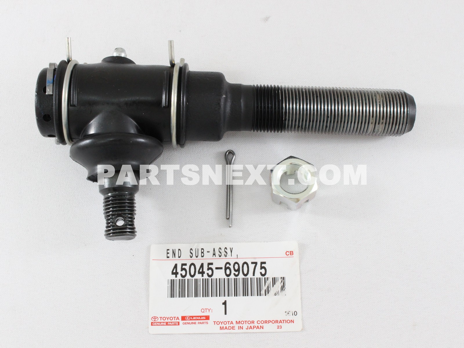 Toyota :: 45045-69075 END SUB-ASSY, STEERING RELAY ROD, LH