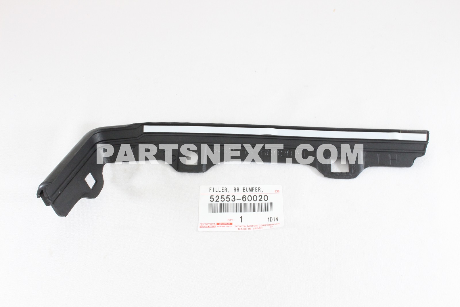Toyota :: 52553-60020 FILLER, REAR BUMPER, LH