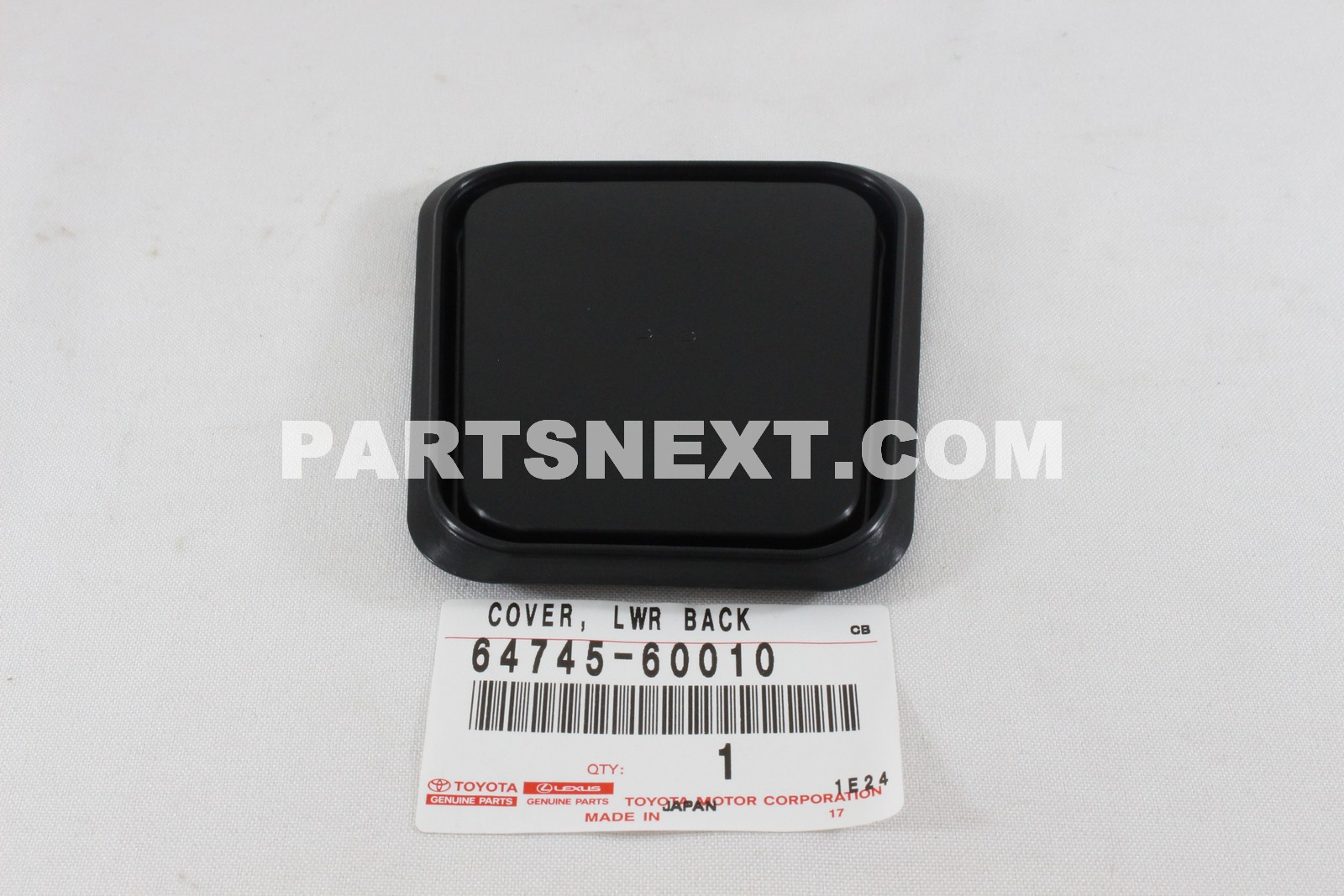 Toyota :: 64745-60010 COVER, LOWER BACK SERVICE HOLE, RH