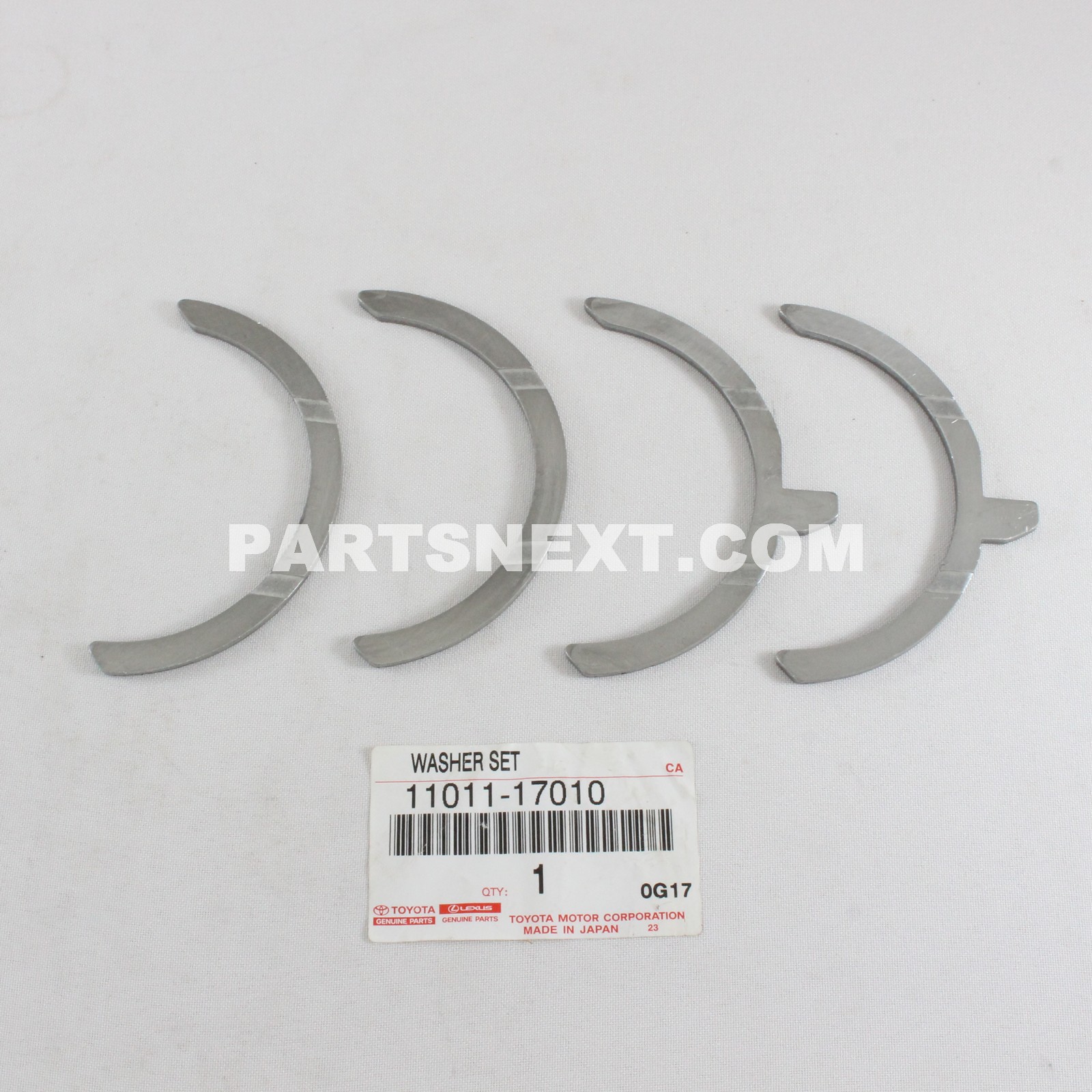 Toyota :: 11011-17010 WASHER SET, CRANKSHAFT THRUST