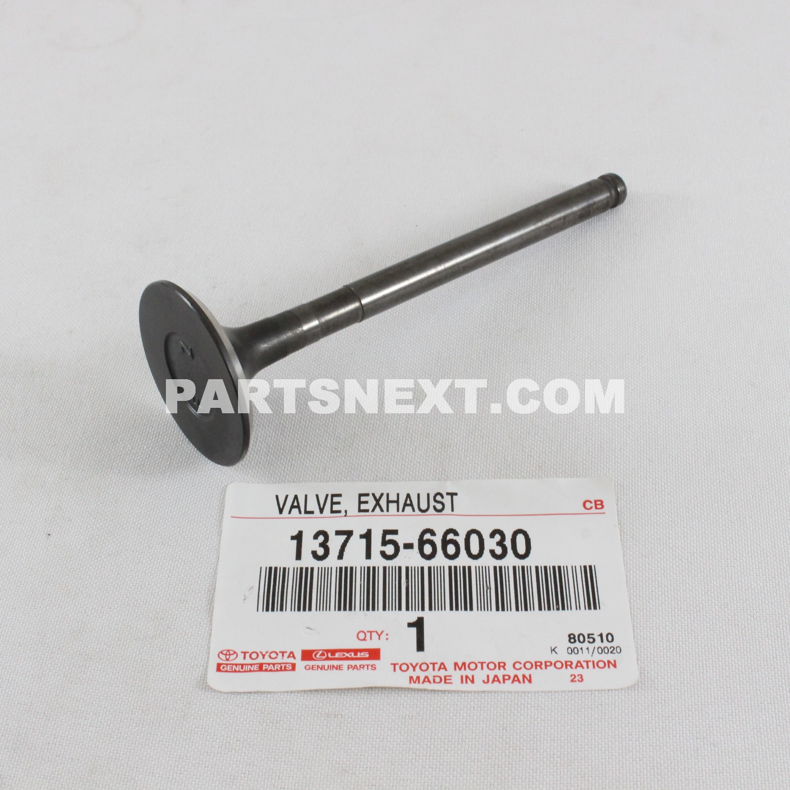 Toyota :: 13715-66030 VALVE, EXHAUST