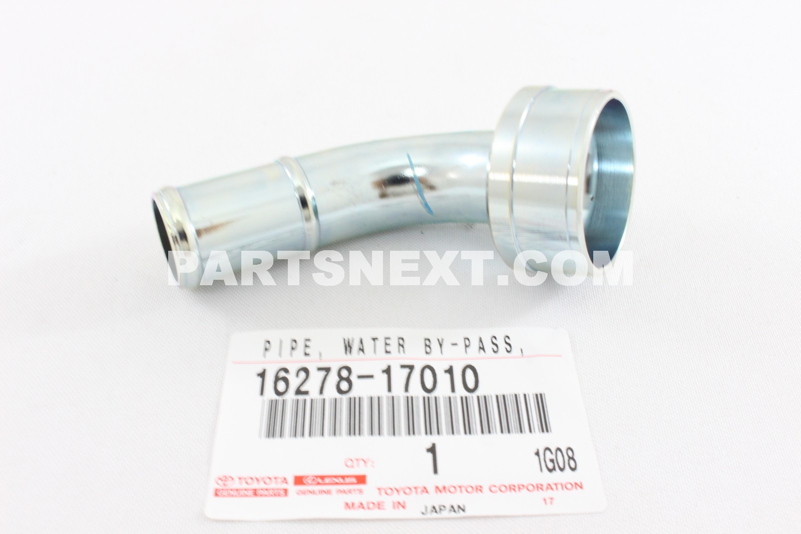 Toyota :: 16278-17010 PIPE, WATER BY-PASS, NO.2
