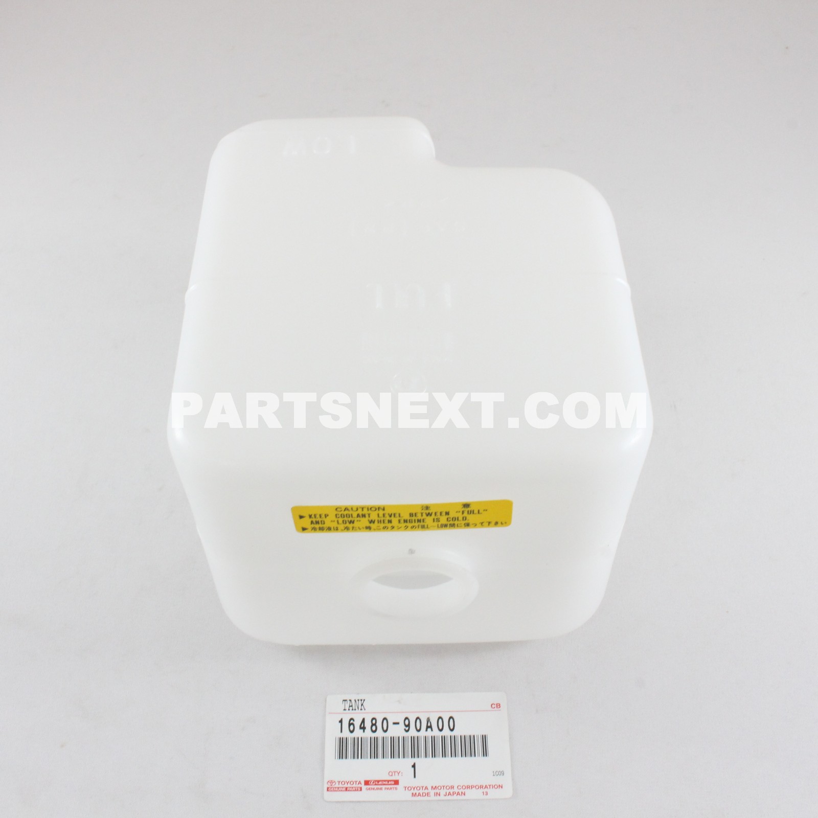 Toyota :: 16480-90A00 TANK ASSY, RADIATOR RESERVE