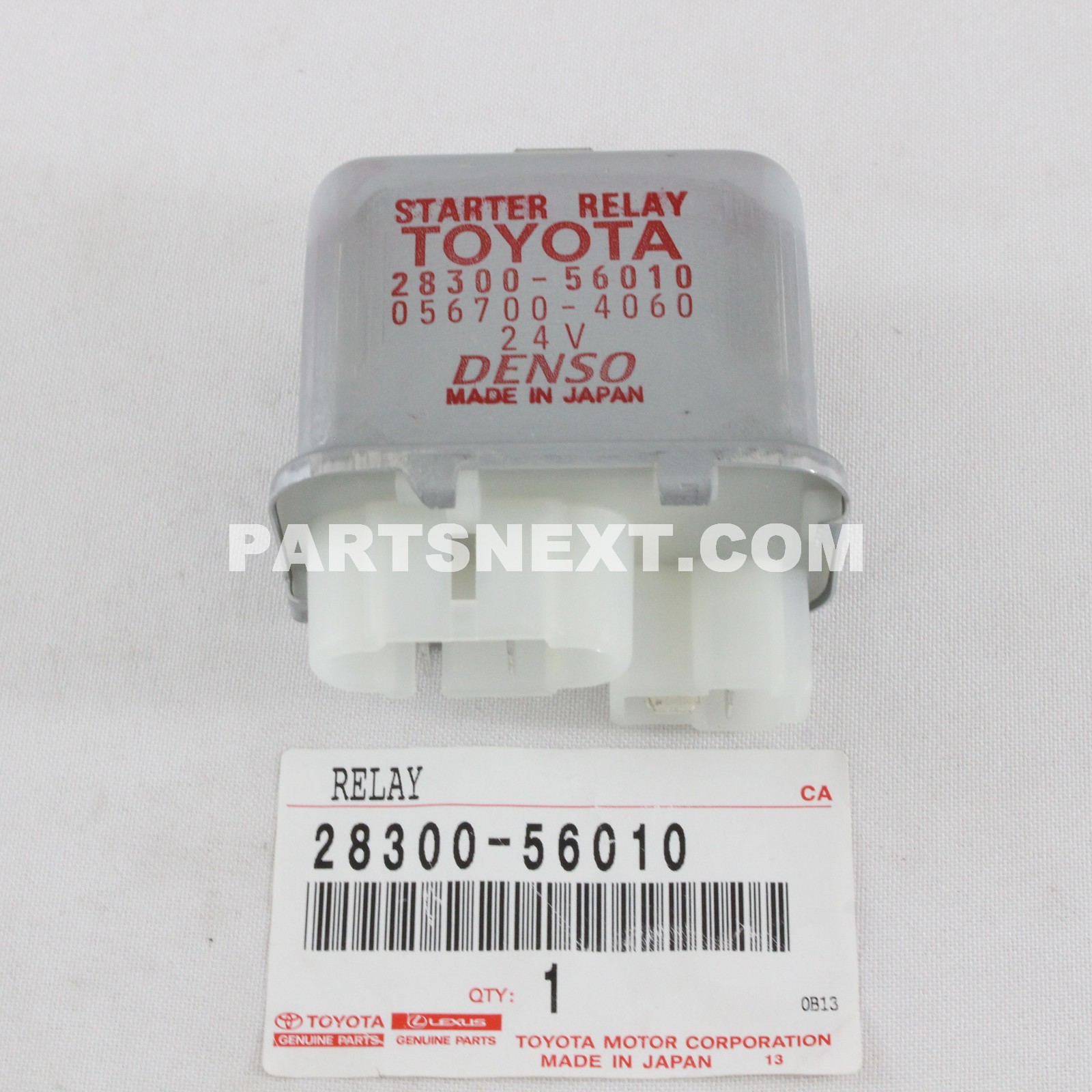 Toyota :: 28300-56010 RELAY ASSY, STARTER