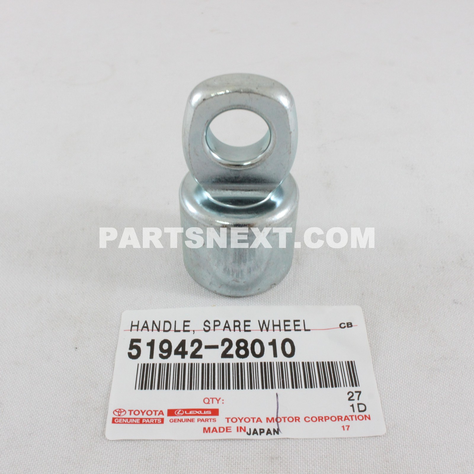 Toyota :: 51942-28010 HANDLE, SPARE WHEEL CARRIER BOLT