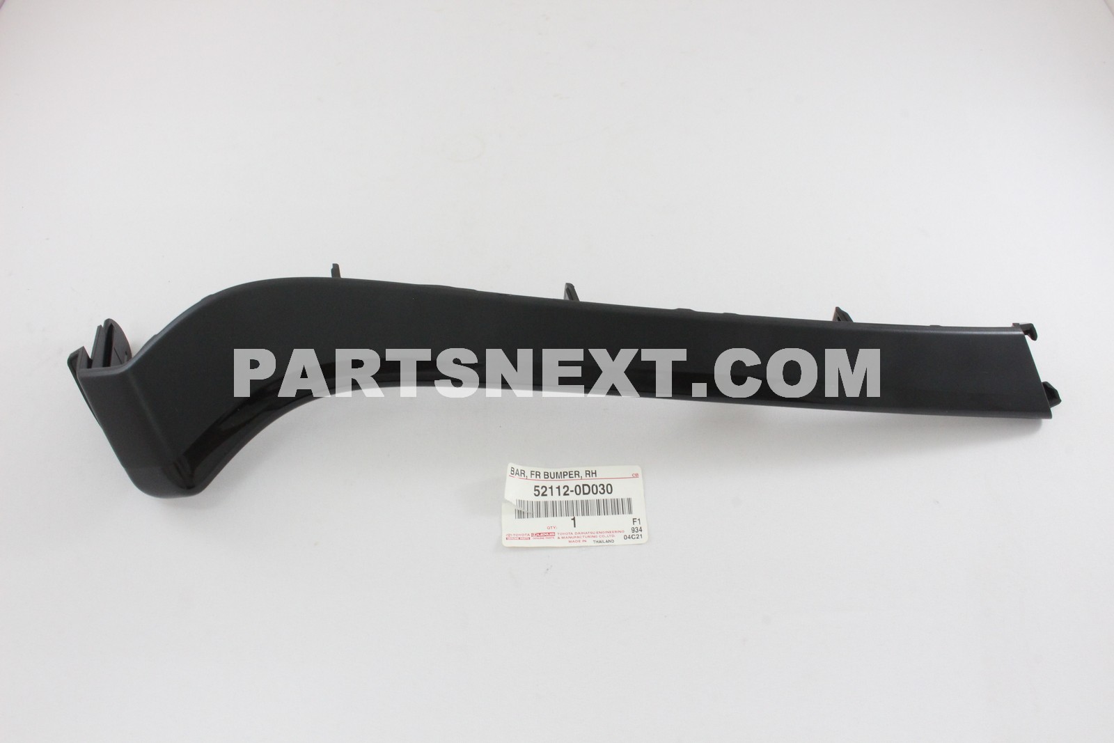 Toyota :: 52112-0D030 BAR, FRONT BUMPER, RH