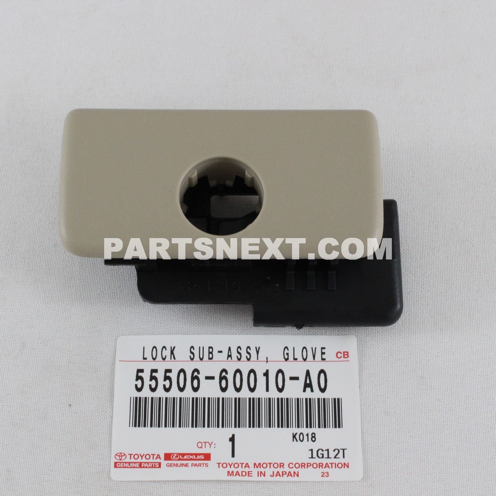 Toyota :: 55506-60010-A0 LOCK ASSY, GLOVE COMPARTMENT DOOR