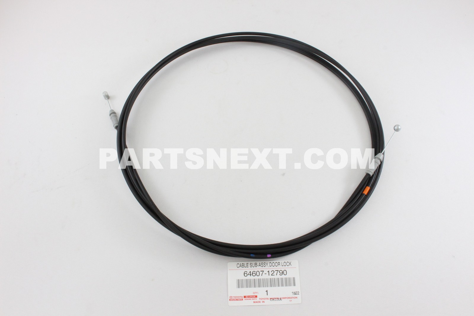 Toyota :: 64607-12790 CABLE SUB-ASSY, LUGGAGE DOOR LOCK CONTROL