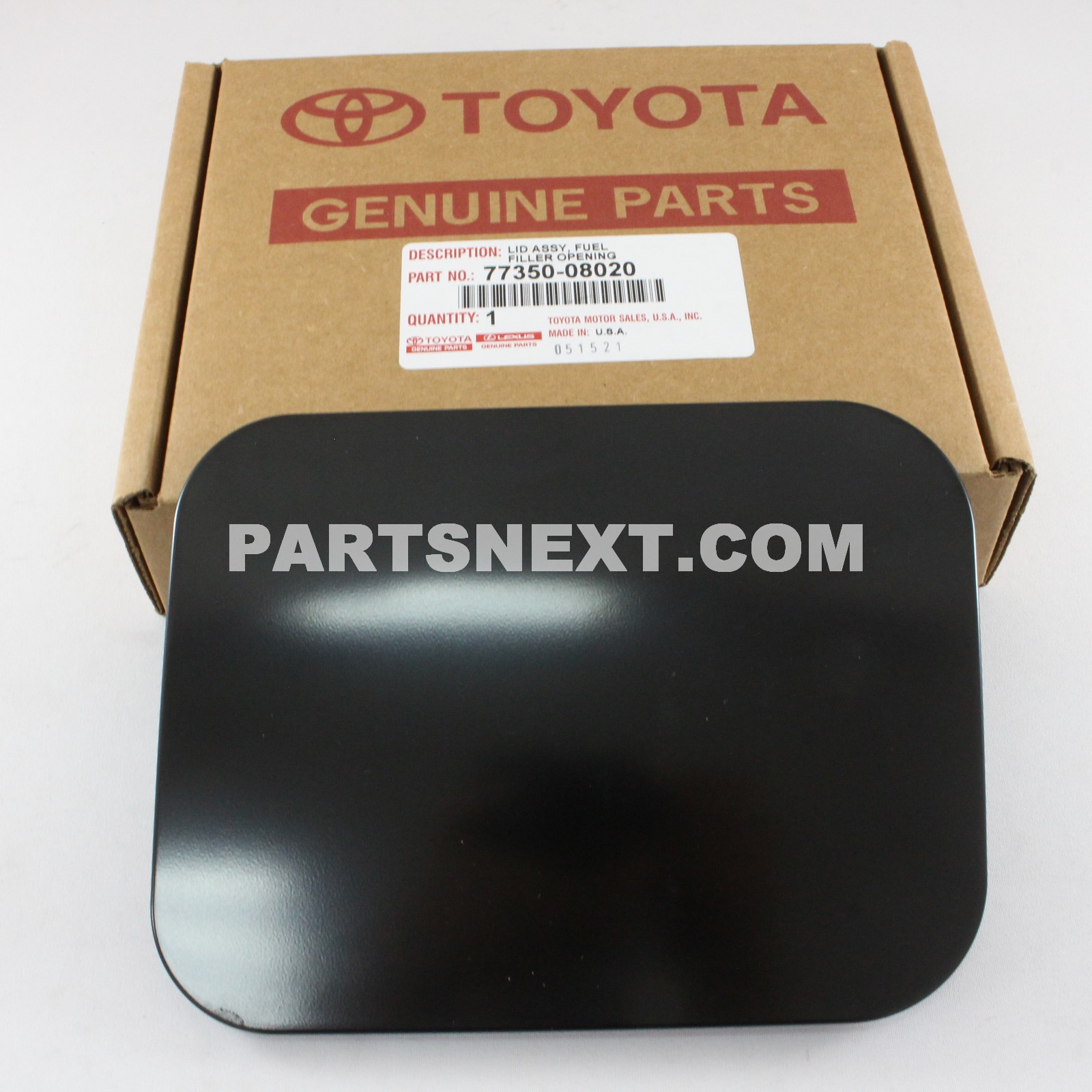 Toyota :: 77350-08020 LID ASSY, FUEL FILLER OPENING
