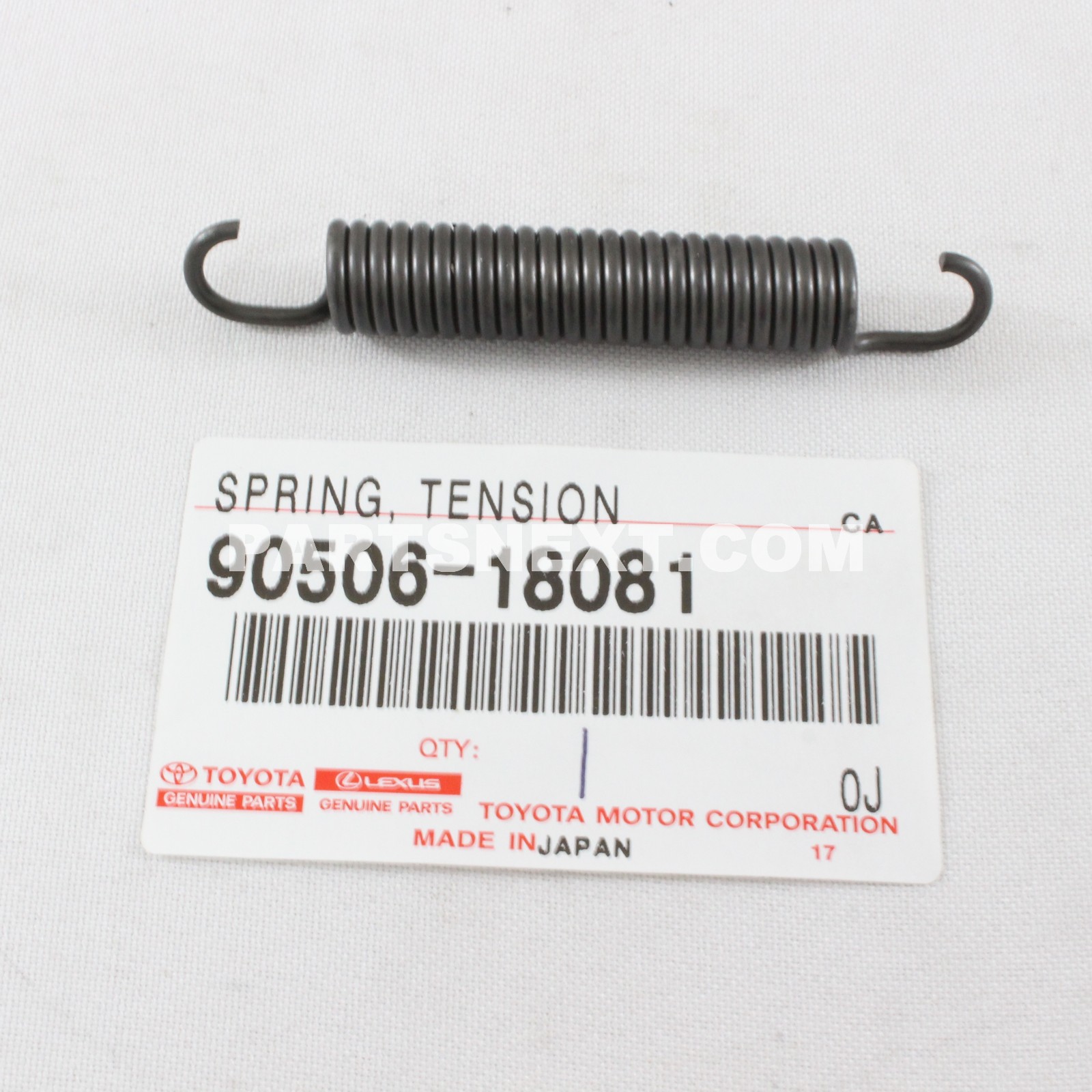 Toyota :: 90506-18081 SPRING, TENSION(FOR REAR BRAKE SHOE RETURN)