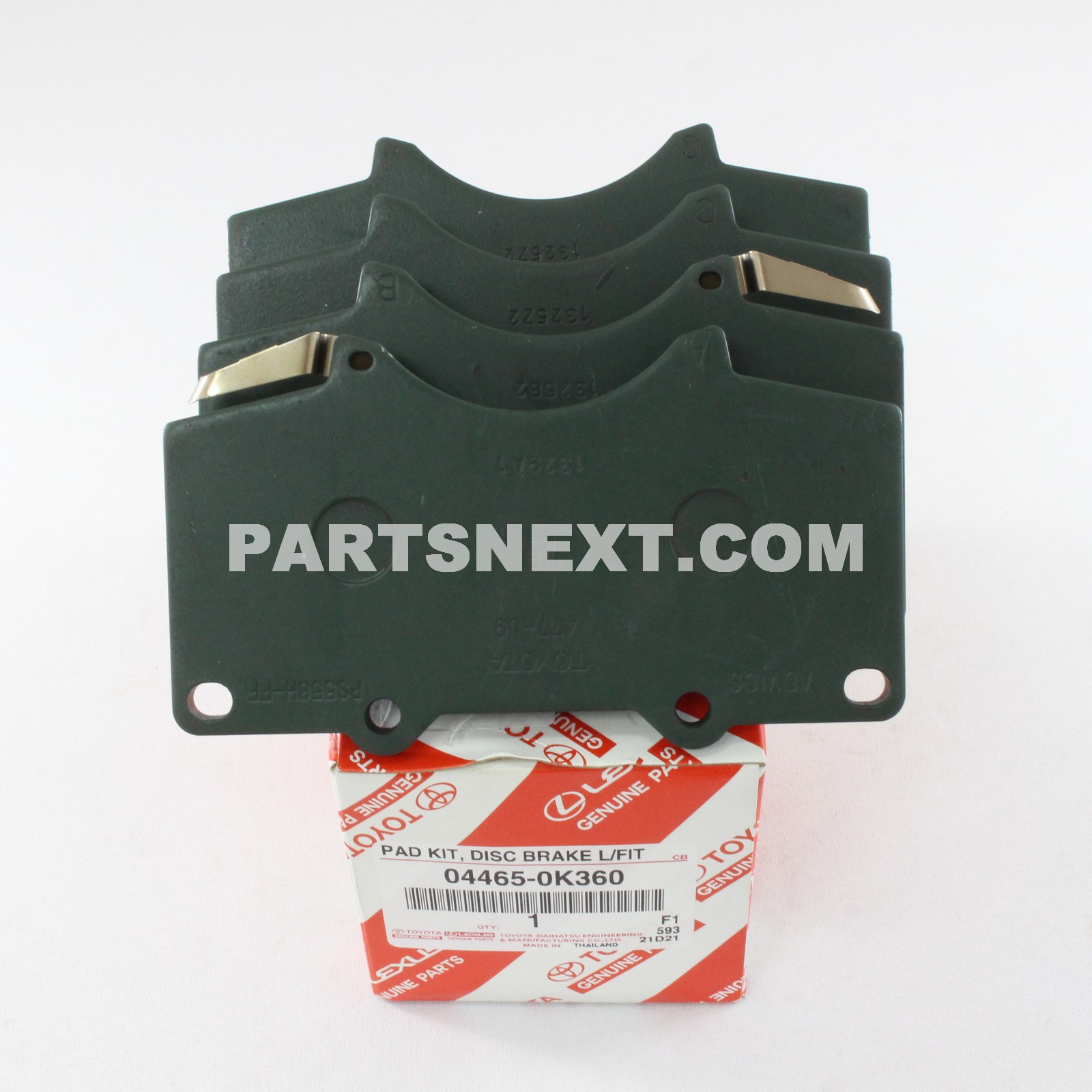 Toyota :: 04465-0K360 PAD KIT DISC BRAKE