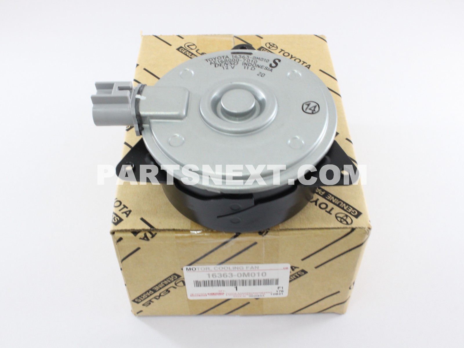 Toyota :: 16363-0M010 MOTOR, COOLING FAN