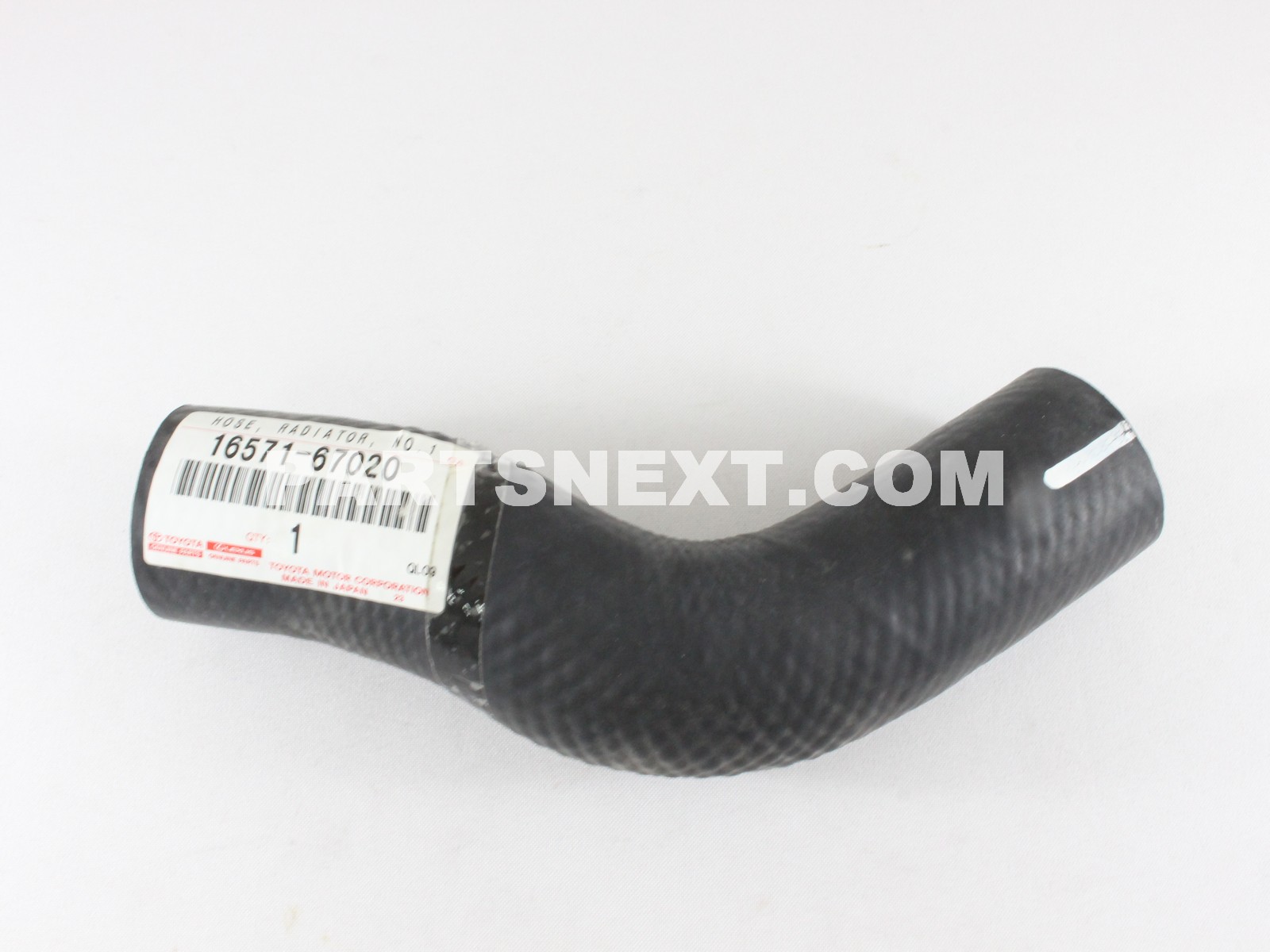 Toyota :: 16571-67020 HOSE, RADIATOR, INLET