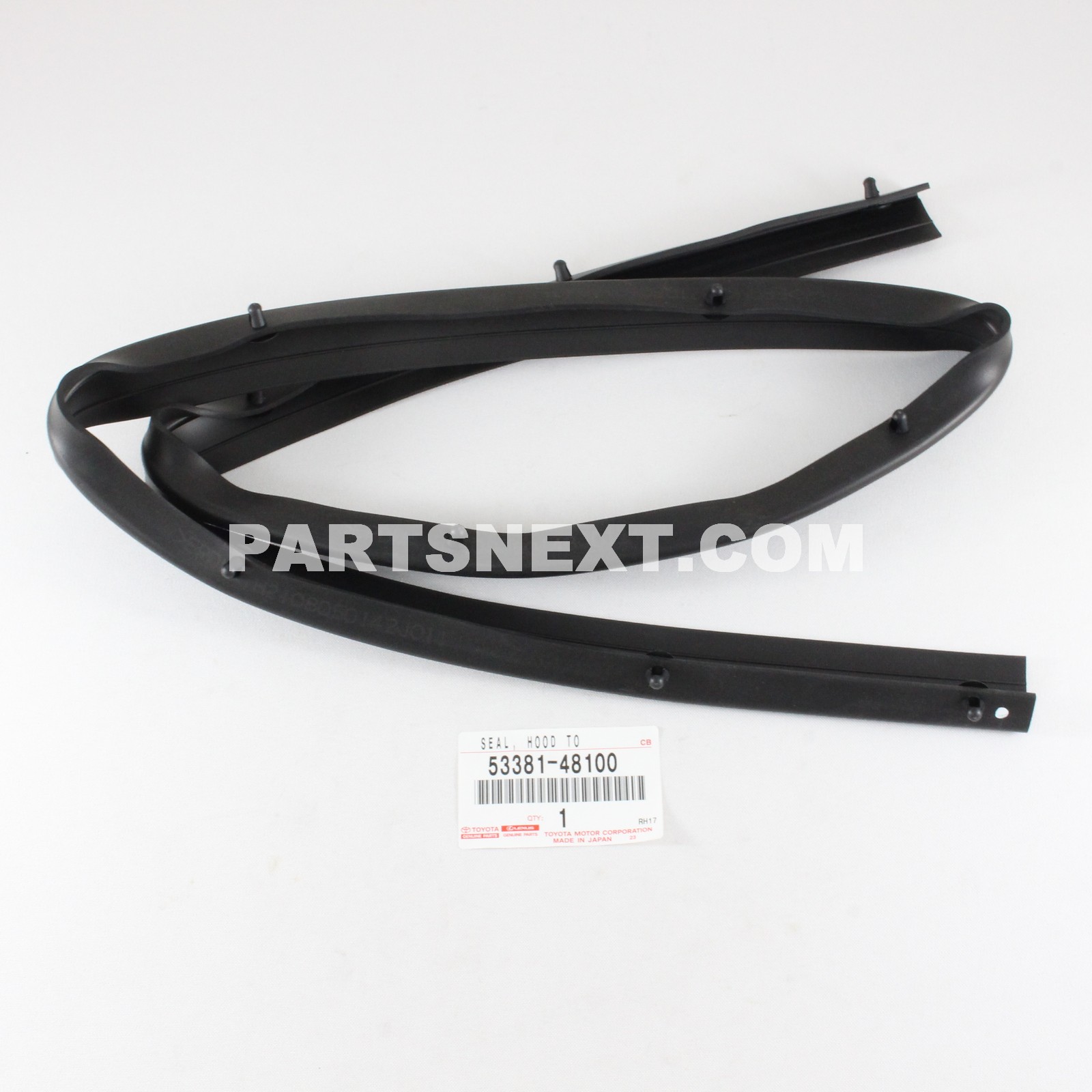 Toyota :: 53381-48100 SEAL, HOOD TO