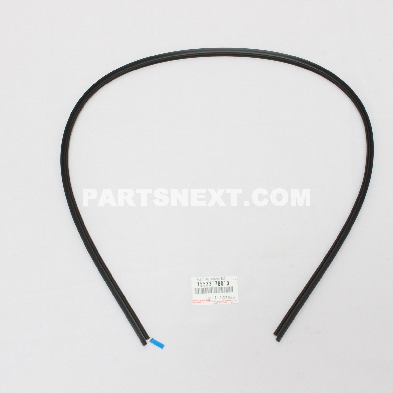 Toyota :: 75533-78010 MOULDING, WINDSHIELD, OUTSIDE