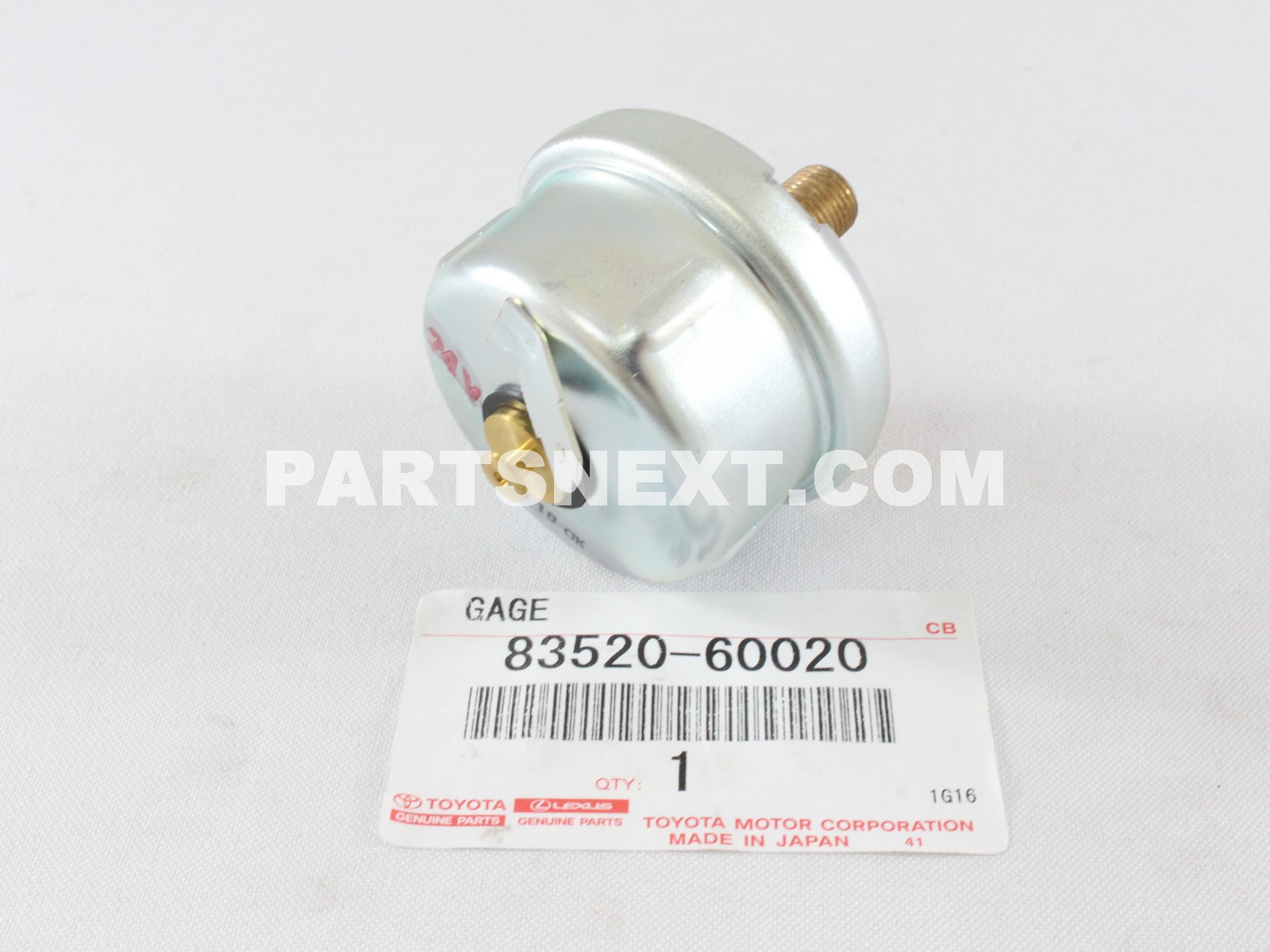 Toyota :: 83520-60020 GAGE ASSY,OIL PRESSURE SENDER