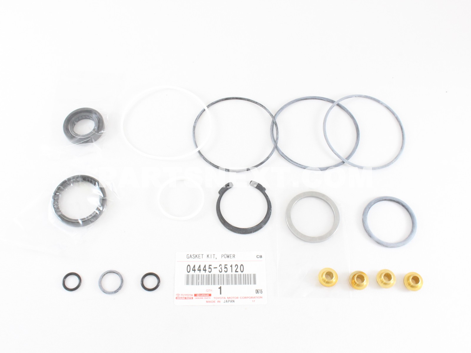 Toyota :: 04445-35120 GASKET KIT, POWER STEERING GEAR(FOR RACK & PINION)