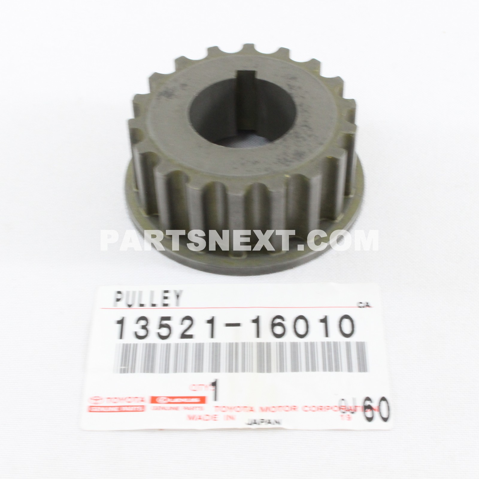 Toyota :: 13521-16010 PULLEY, CRANKSHAFT TIMING