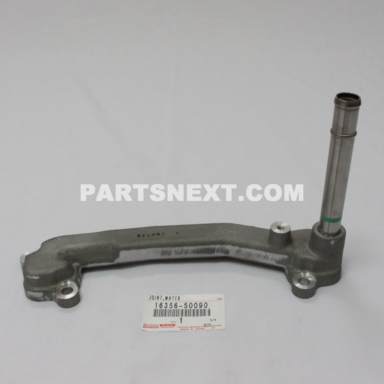 Toyota :: 16356-50090 JOINT, WATER BY-PASS, REAR