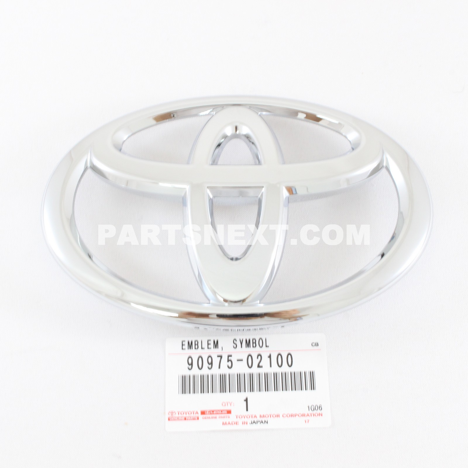 Toyota :: 90975-02100 EMBLEM, RADIATOR GRILLE (OR FRONT PANEL)