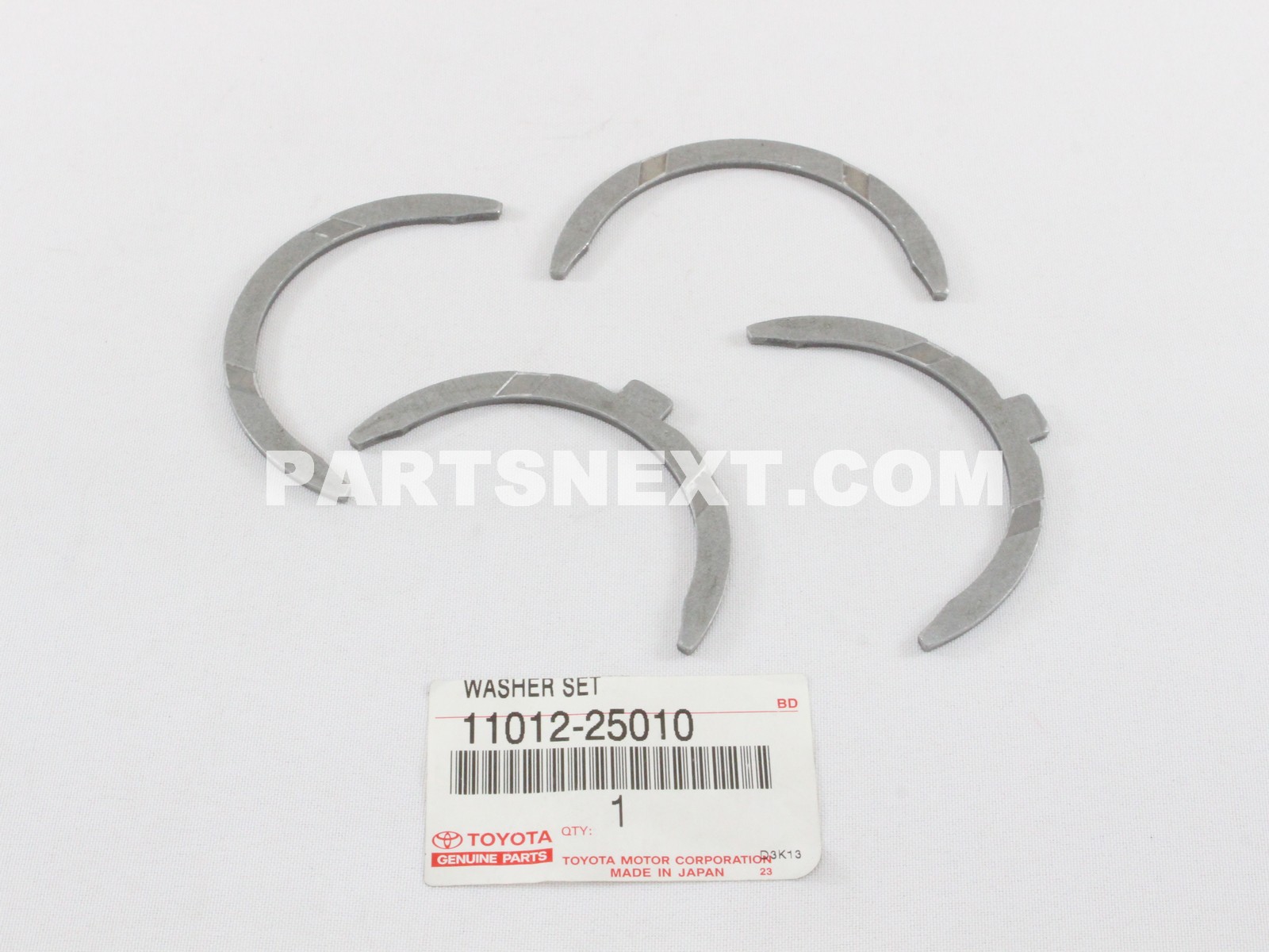 Toyota :: 11012-25010 WASHER SET, CRANKSHAFT THRUST