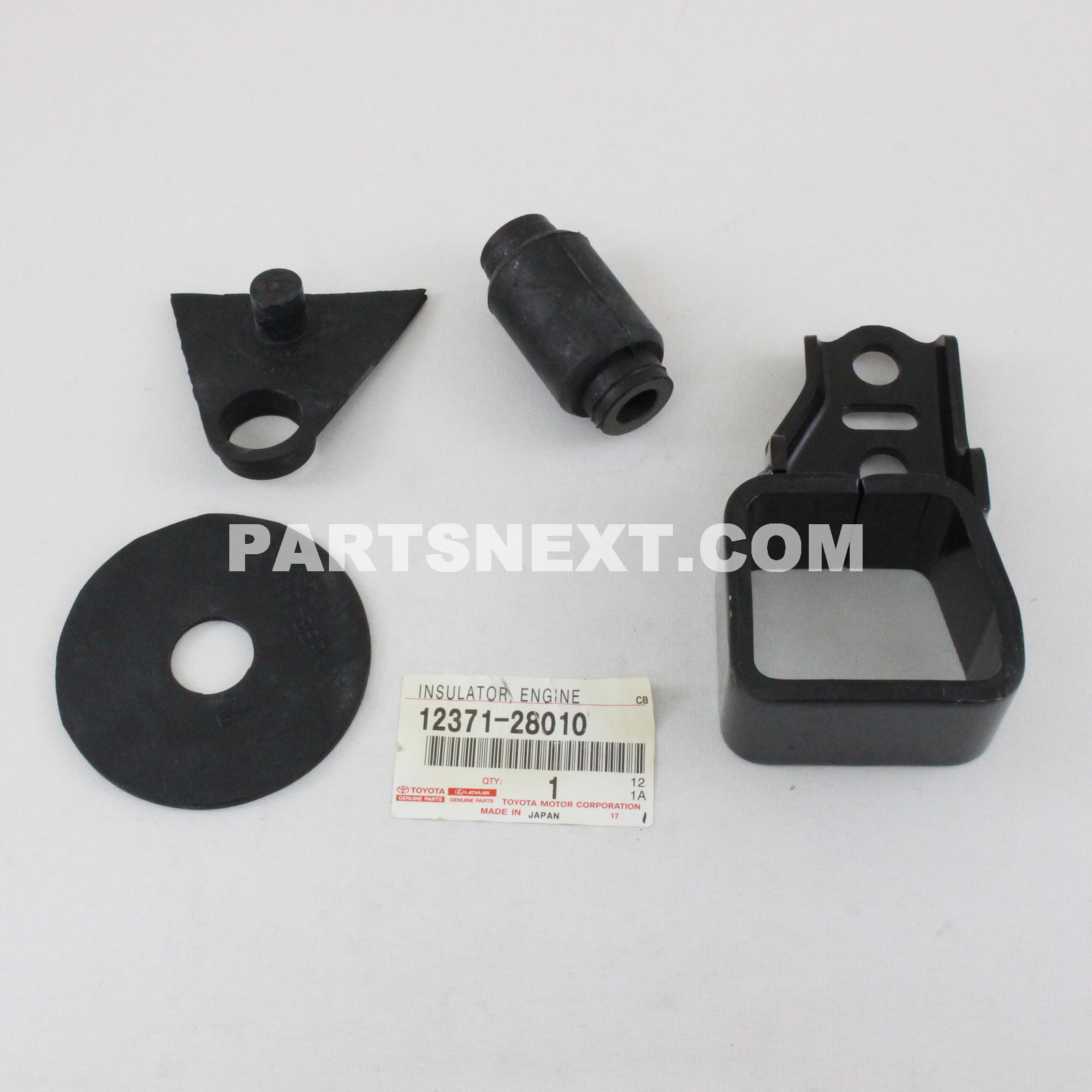 Toyota :: 12371-28010 INSULATOR, ENGINE MOUNTING, REAR