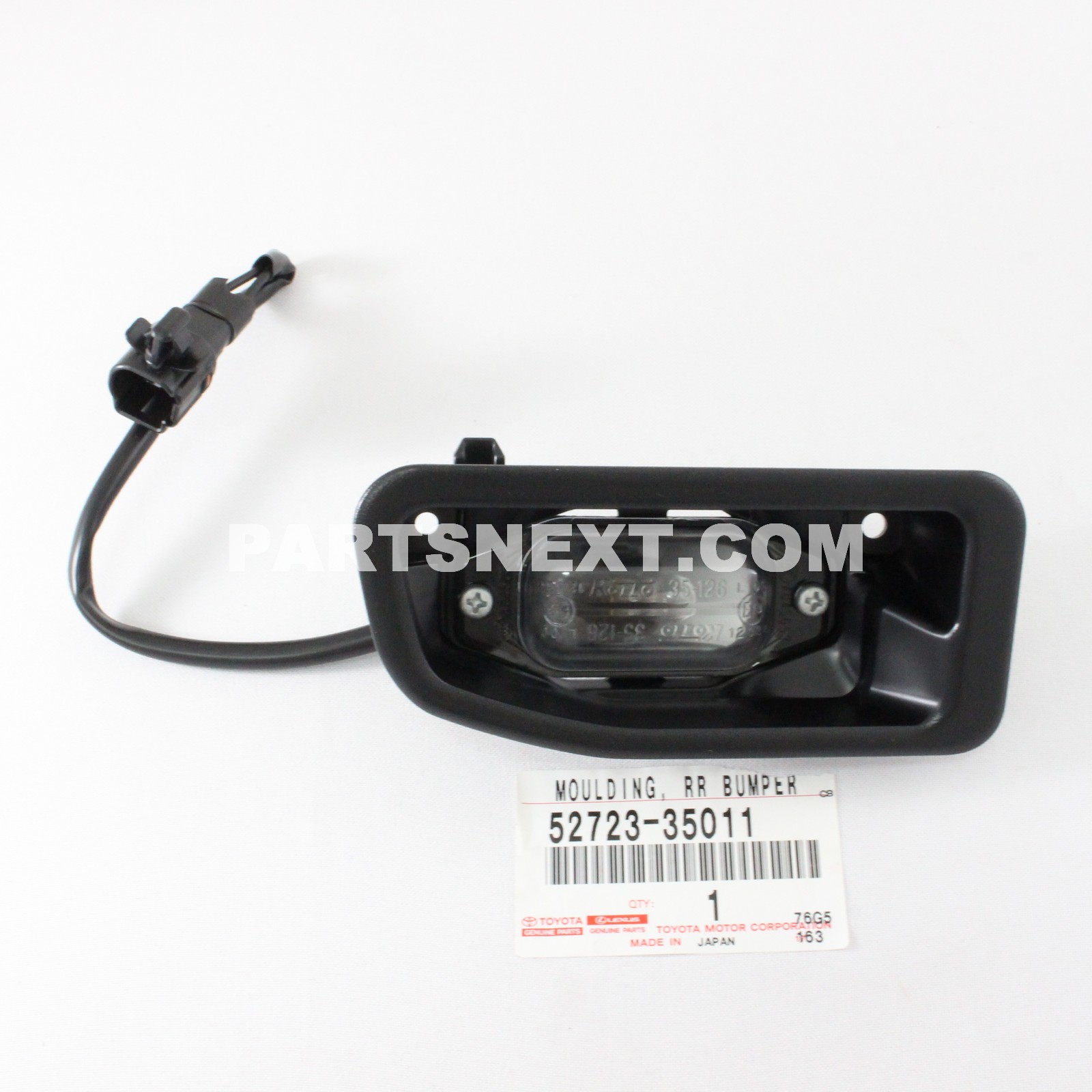 Toyota :: 52723-35011 MOULDING, REAR BUMPER EXTENSION, RH