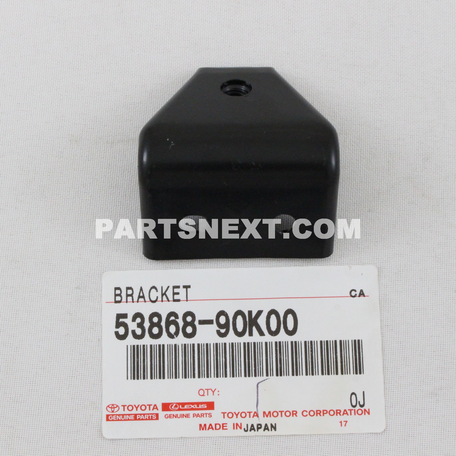 Toyota :: 53868-90K00 BRACKET, FRONT WHEEL OPENING, NO.6