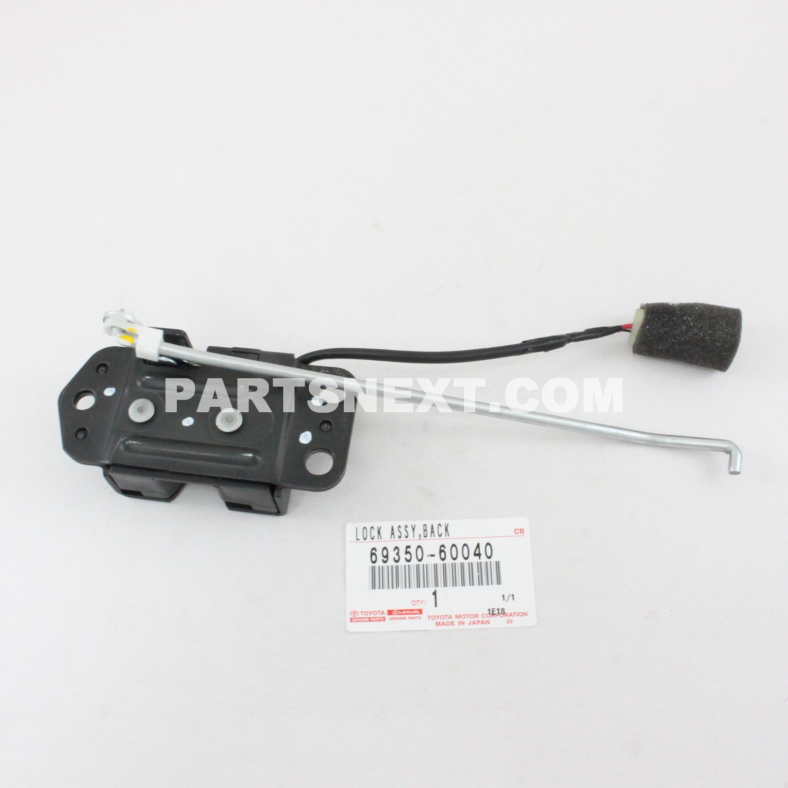 Toyota :: 69350-60040 LOCK ASSY, BACK DOOR