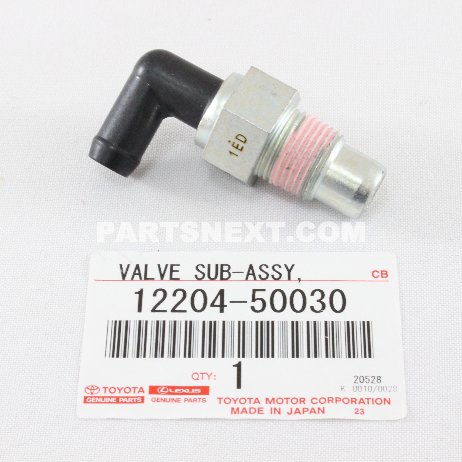 Toyota :: 12204-50030 VALVE SUB-ASSY, VENTILATION