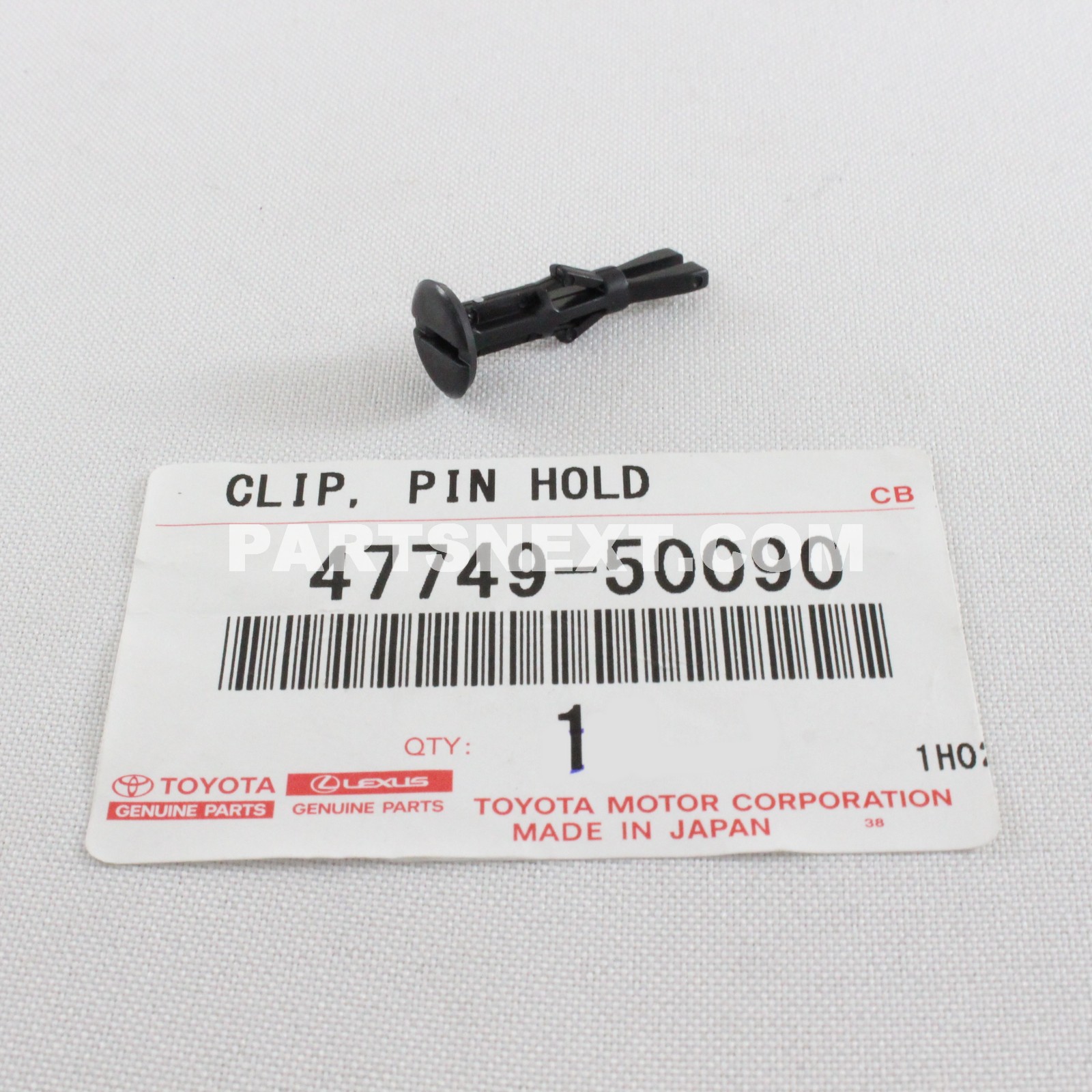 Toyota :: 47749-50090 CLIP, PIN HOLD