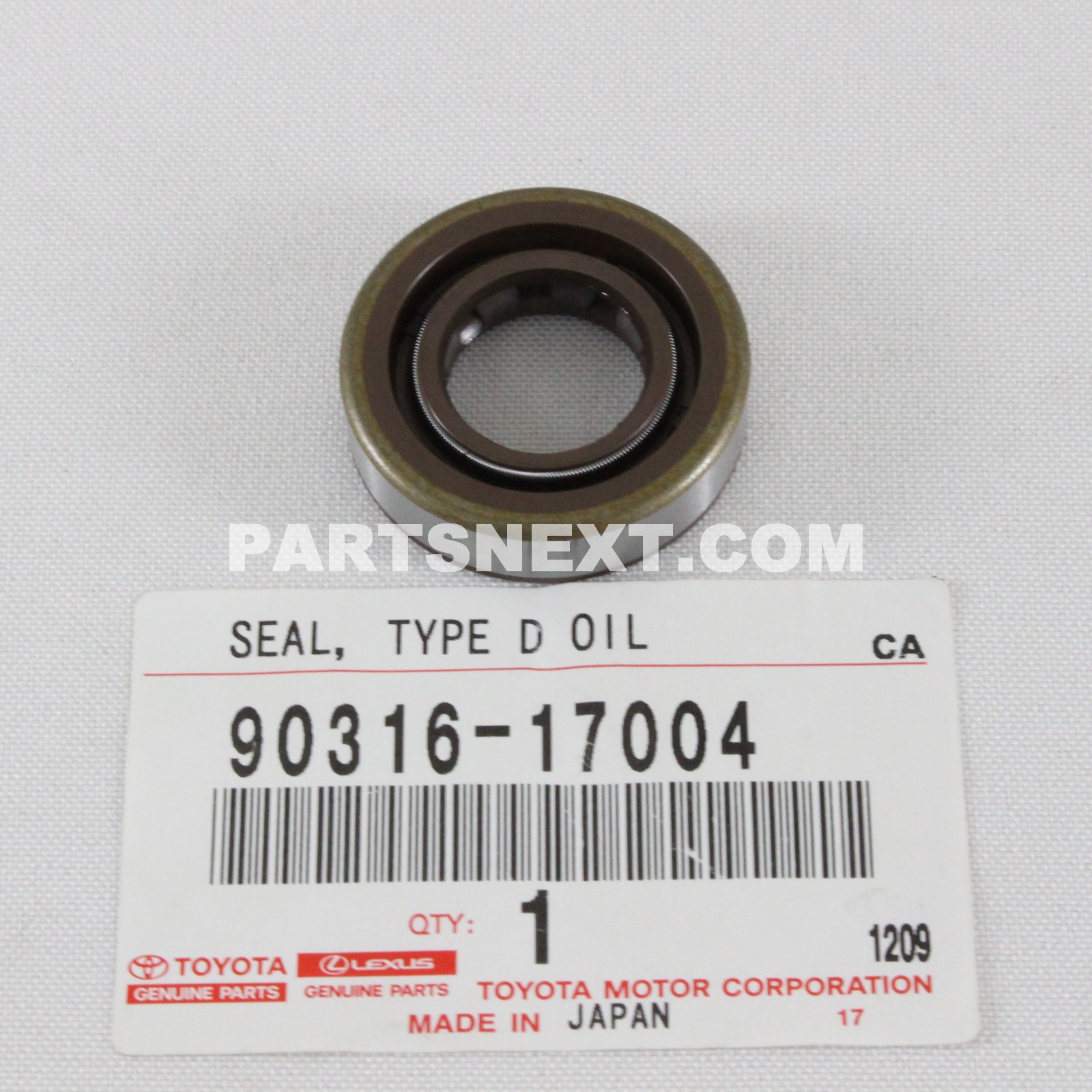 Toyota :: 90316-17004 SEAL, OIL, NO.2(FOR VANE PUMP HOUSING)