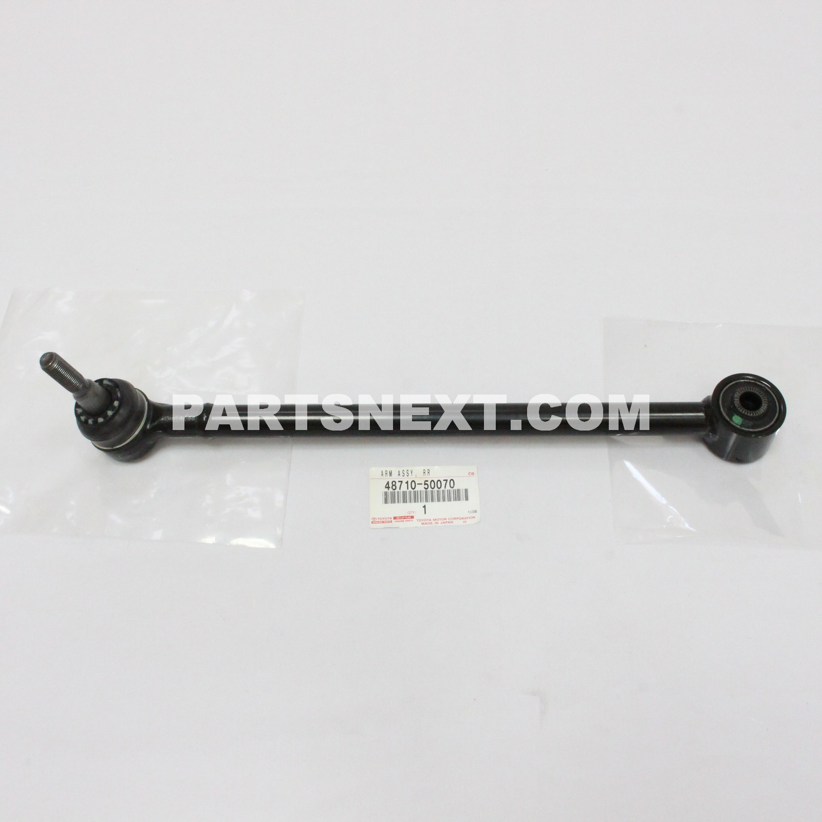 Toyota :: 48710-50070 ARM ASSY, REAR SUSPENSION, NO.1, RH/LH