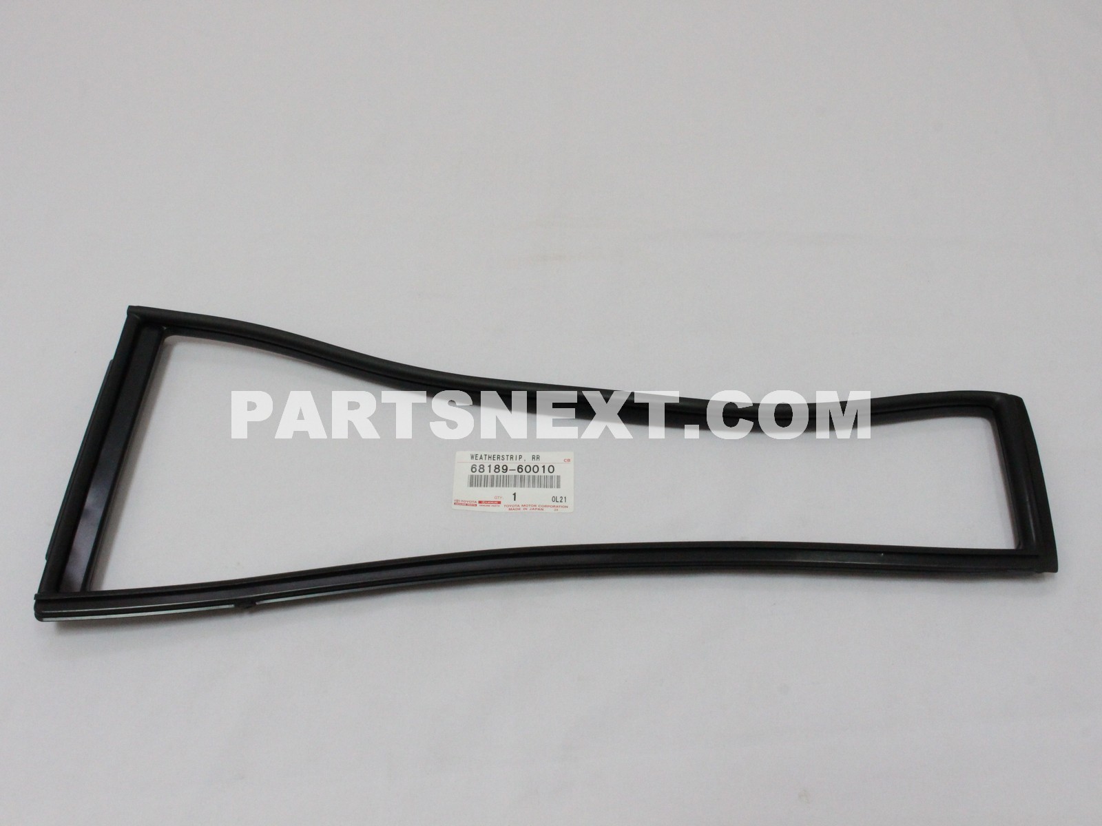 Toyota :: 68189-60010 WEATHERSTRIP, REAR DOOR QUARTER WINDOW, LH