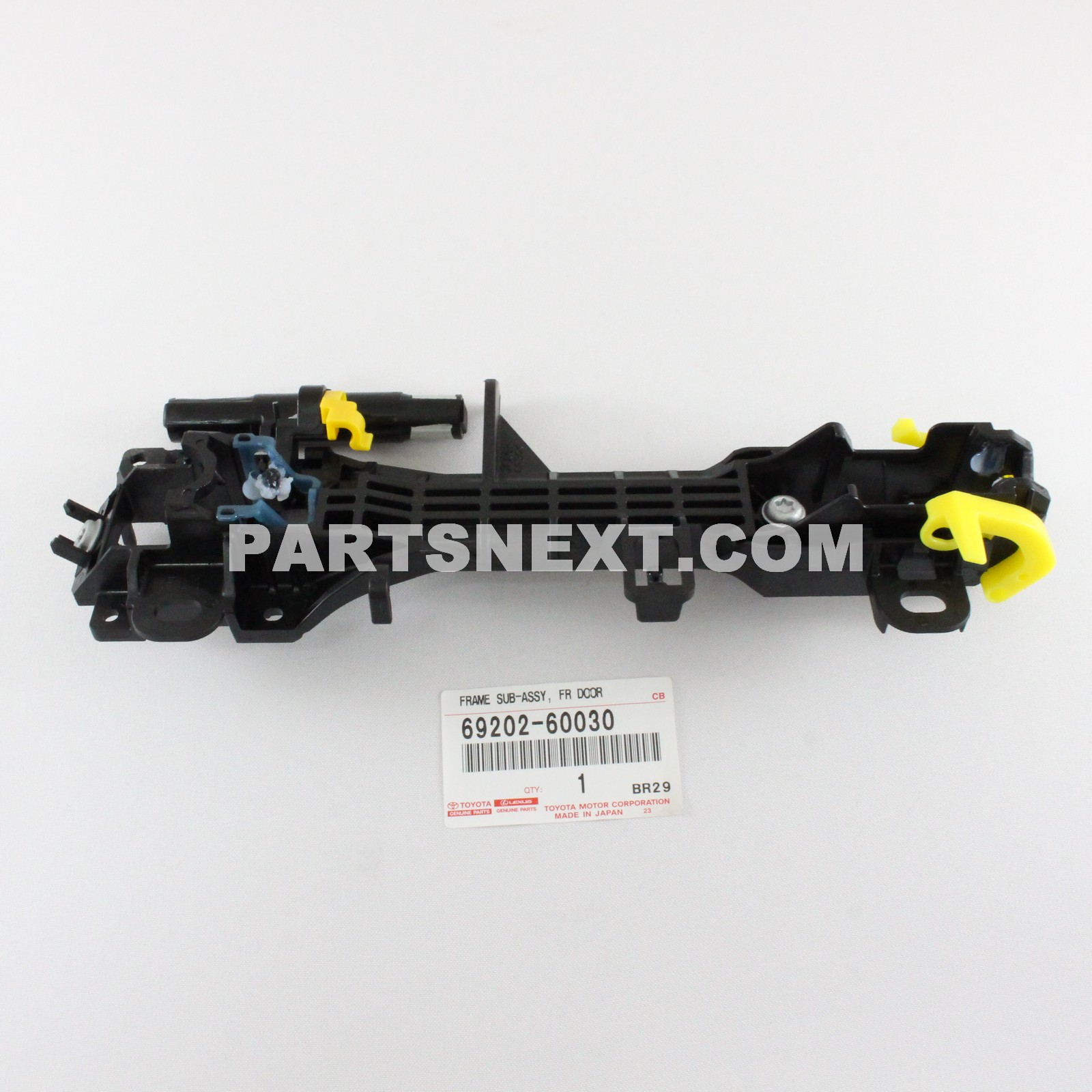 Toyota :: 69202-60030 FRAME SUB-ASSY, FRONT DOOR OUTSIDE HANDLE, LH