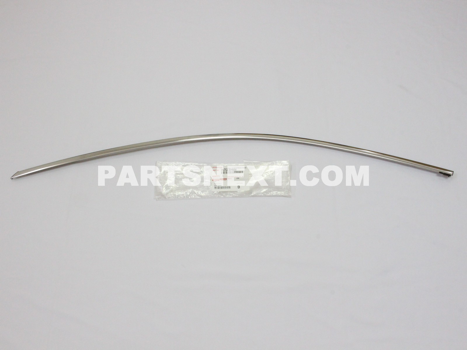 Toyota :: 75754-07020 MOULDING, FRONT DOOR WINDOW FRAME, UPPER LH