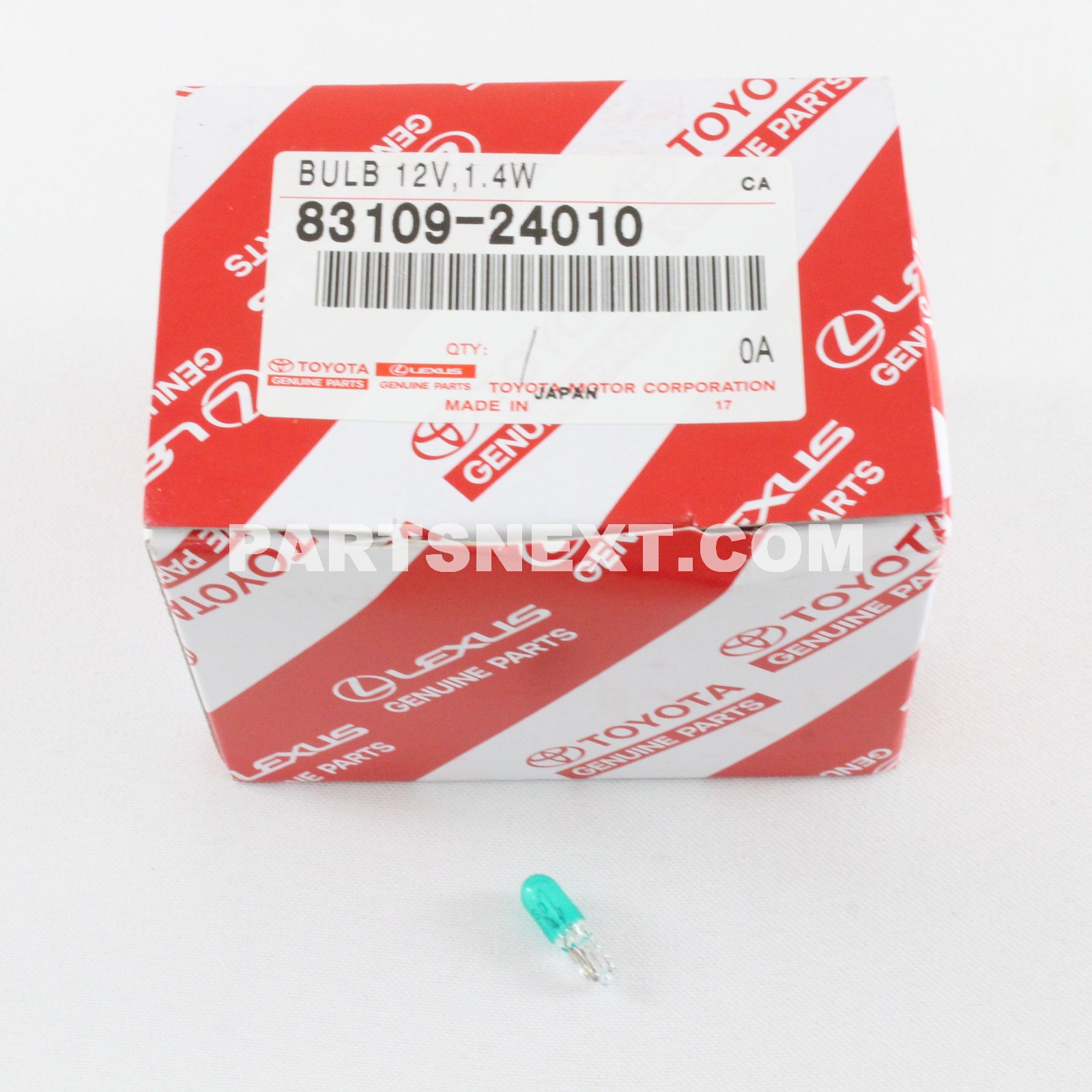 Toyota :: 83109-24010 BULB, COMBINATION METER, NO.1