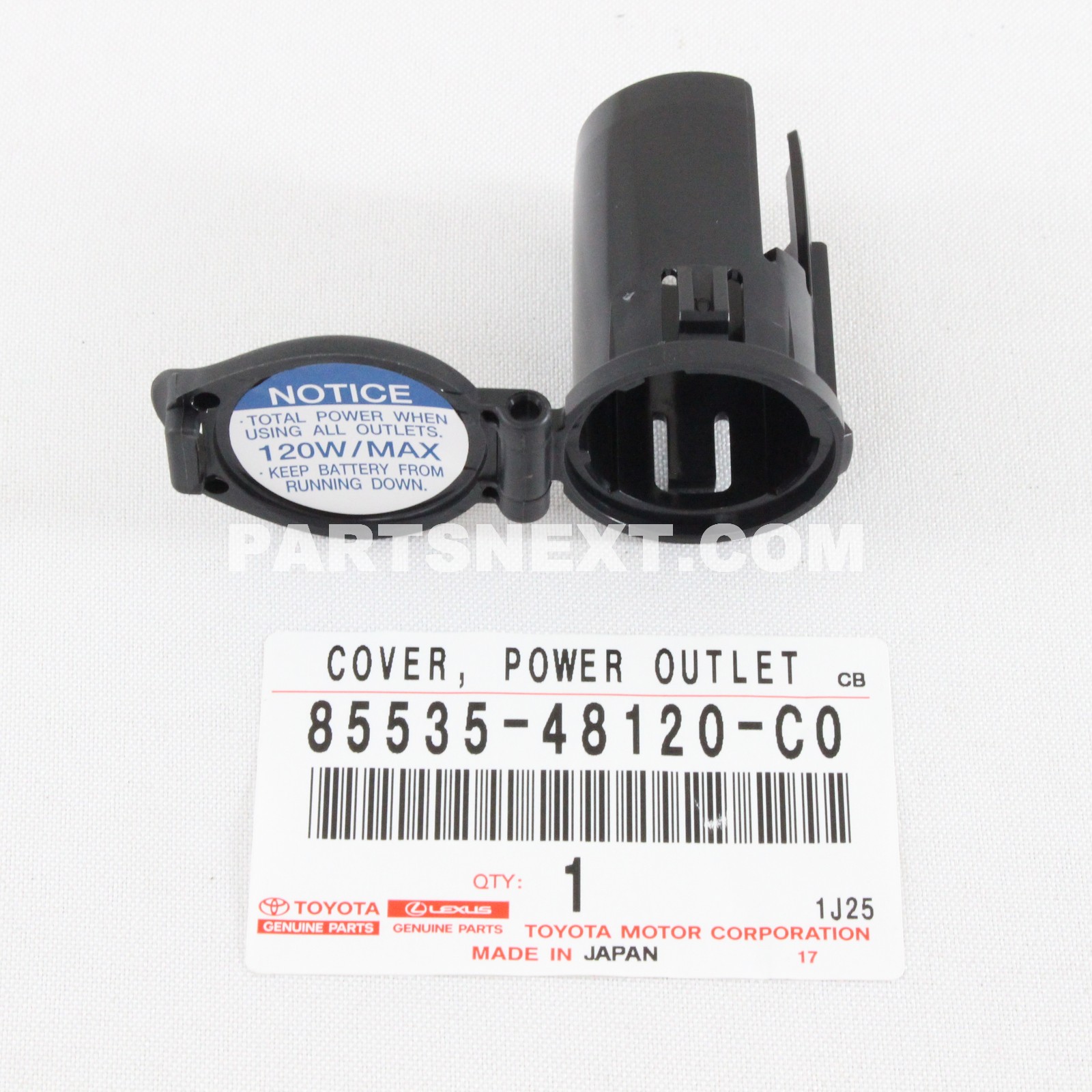 Toyota :: 85535-48120-C0 COVER, POWER OUTLET SOCKET, NO.2