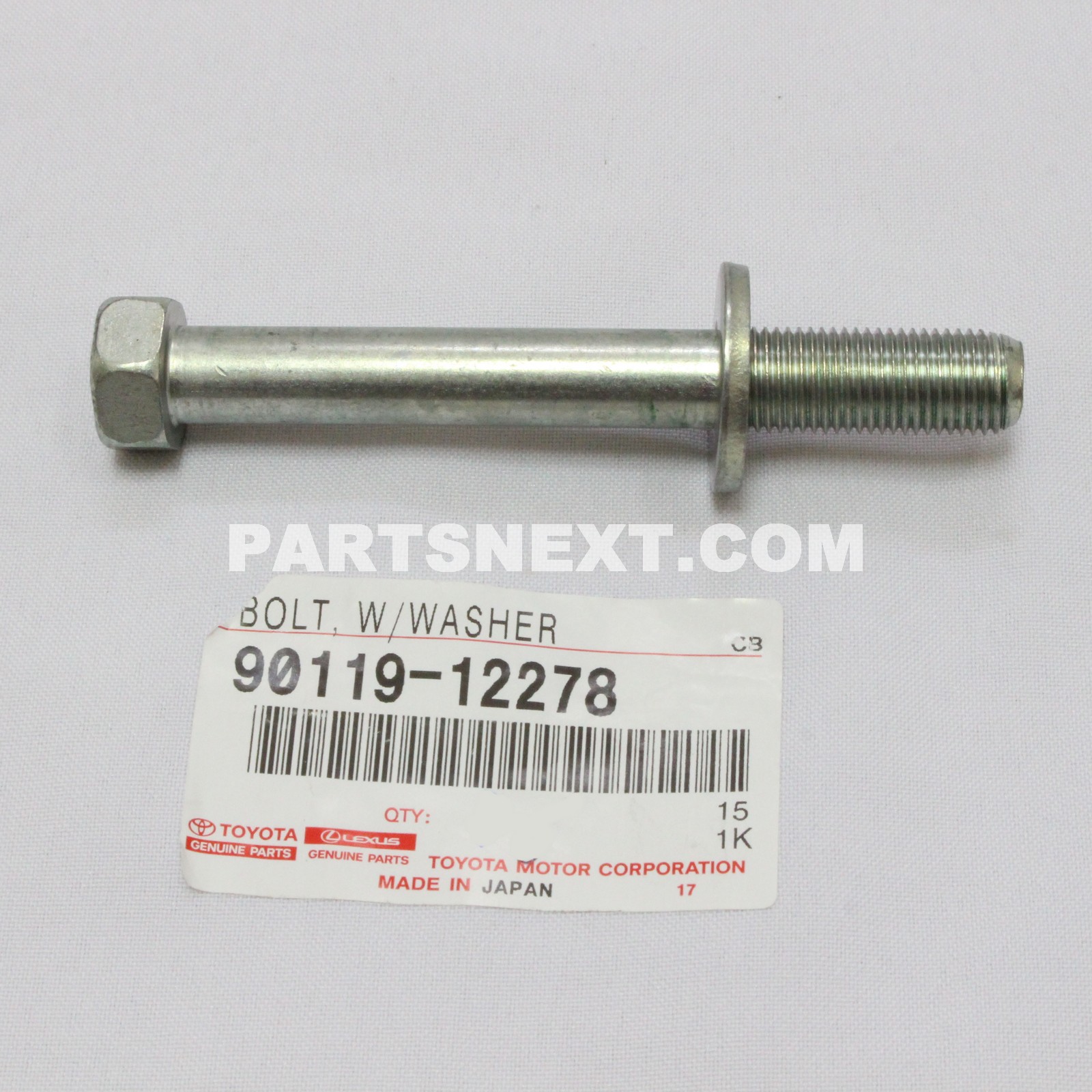 Toyota :: 90119-12278 BOLT, W/WASHER