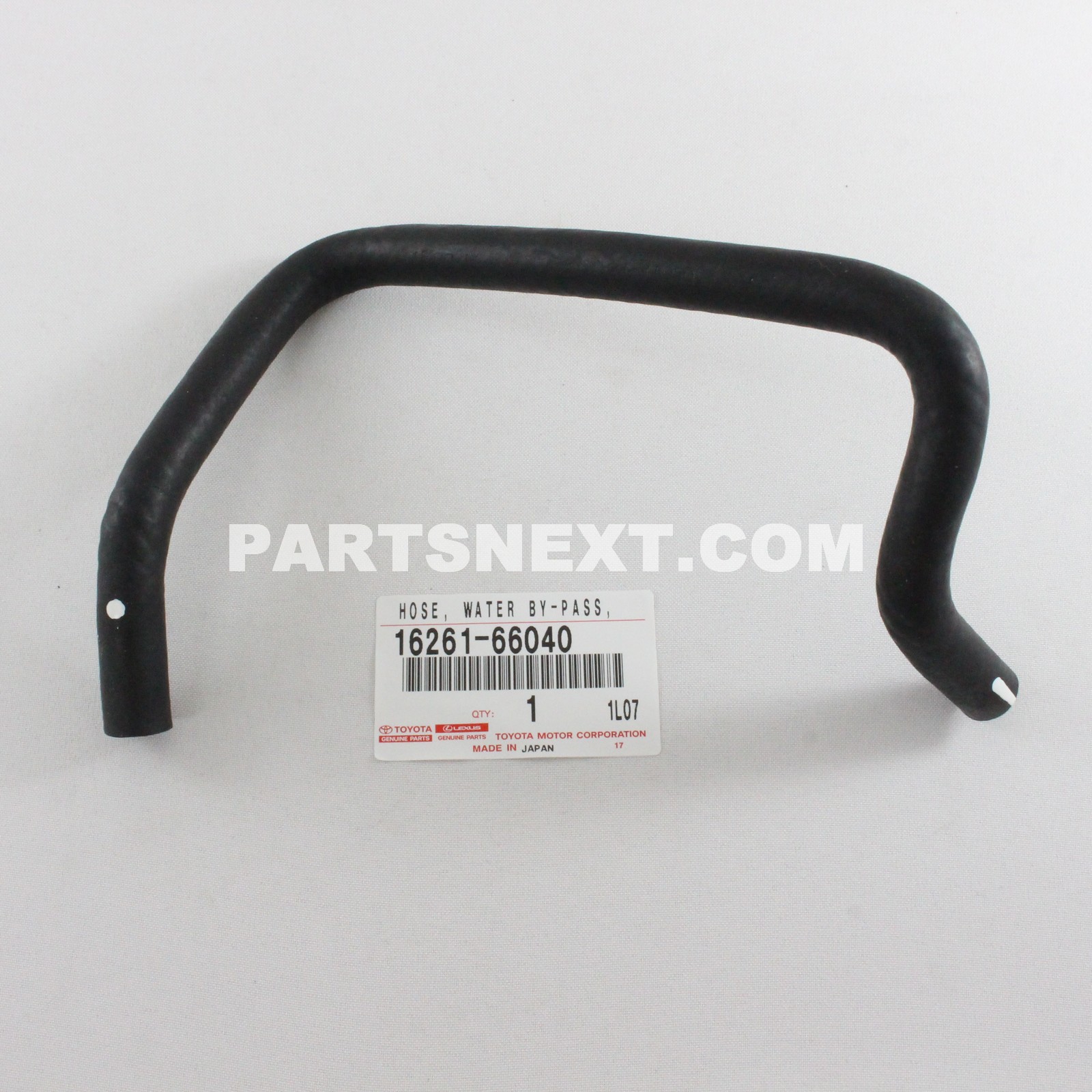 Toyota :: 16261-66040 HOSE, WATER BY-PASS, NO.1