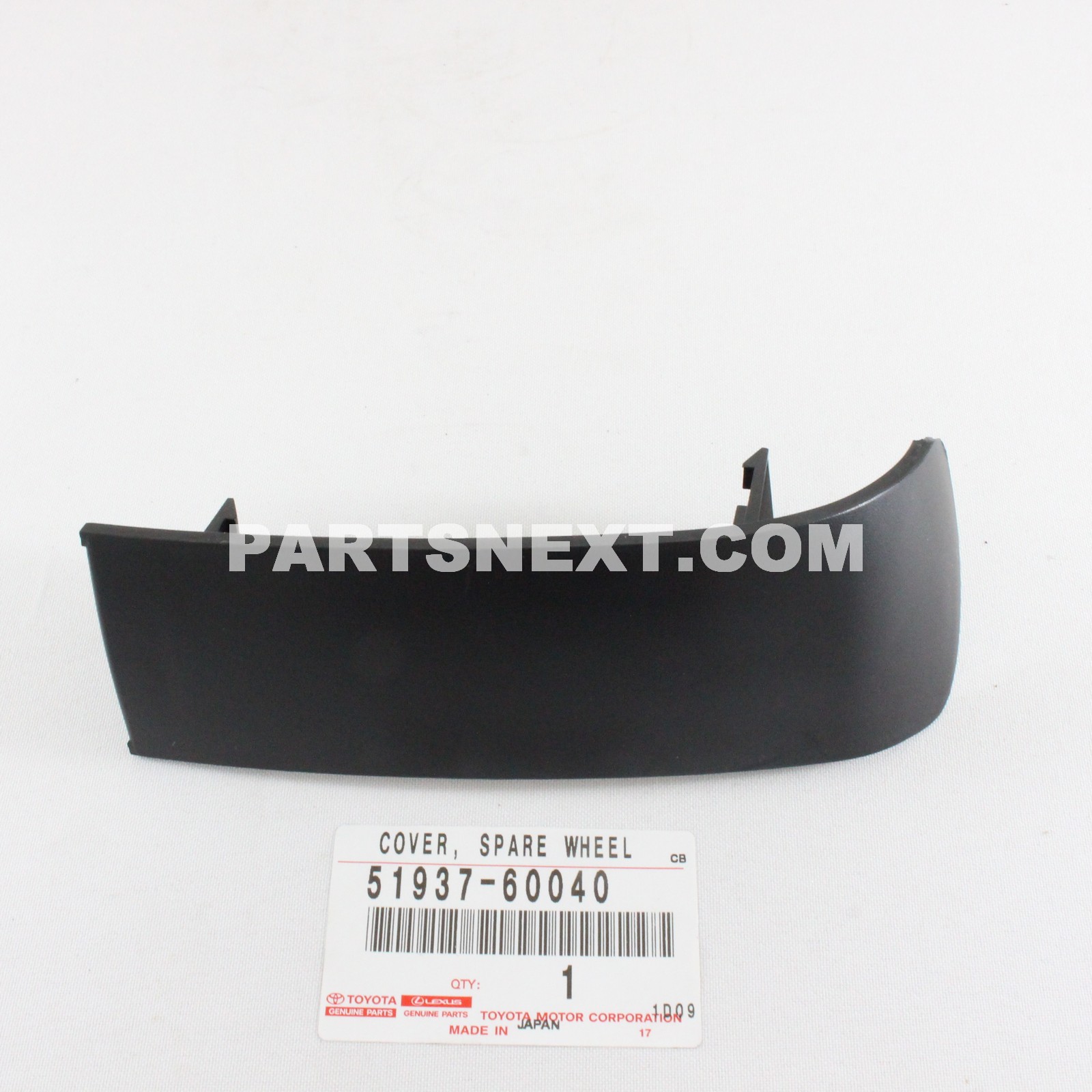 Toyota :: 51937-60040 COVER, SPARE WHEEL CARRIER HINGE, UPPER