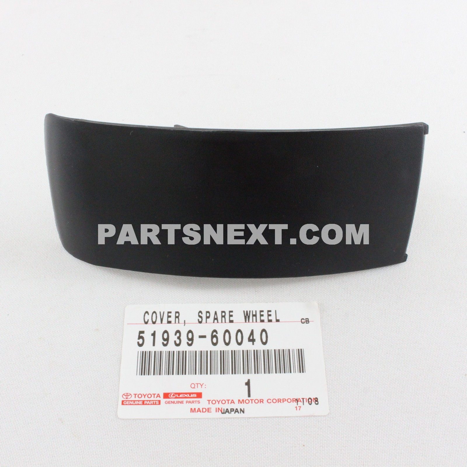 Toyota :: 51939-60040 COVER, SPARE WHEEL CARRIER HINGE