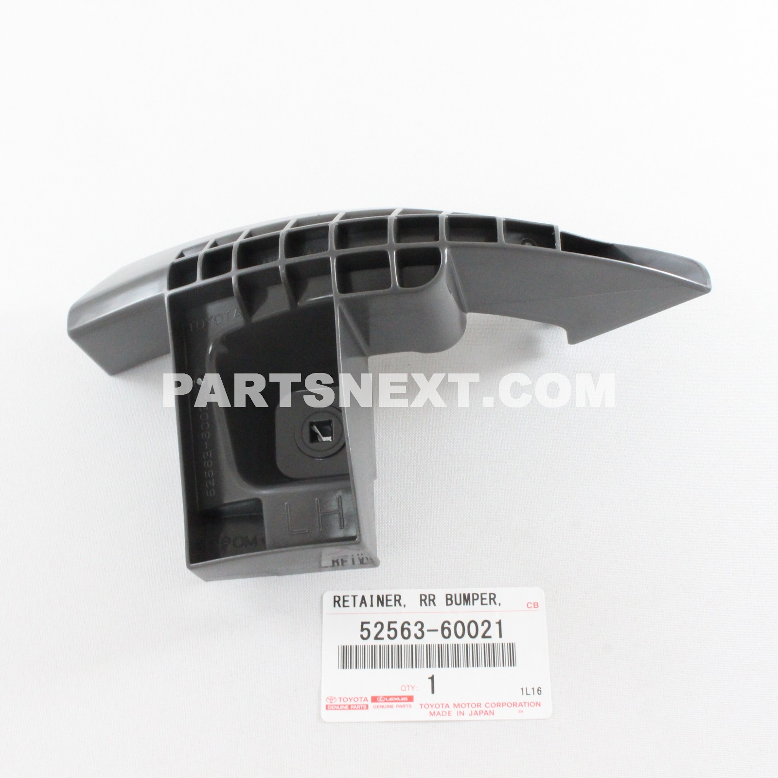 Toyota :: 52563-60021 RETAINER, REAR BUMPER, UPPER LH